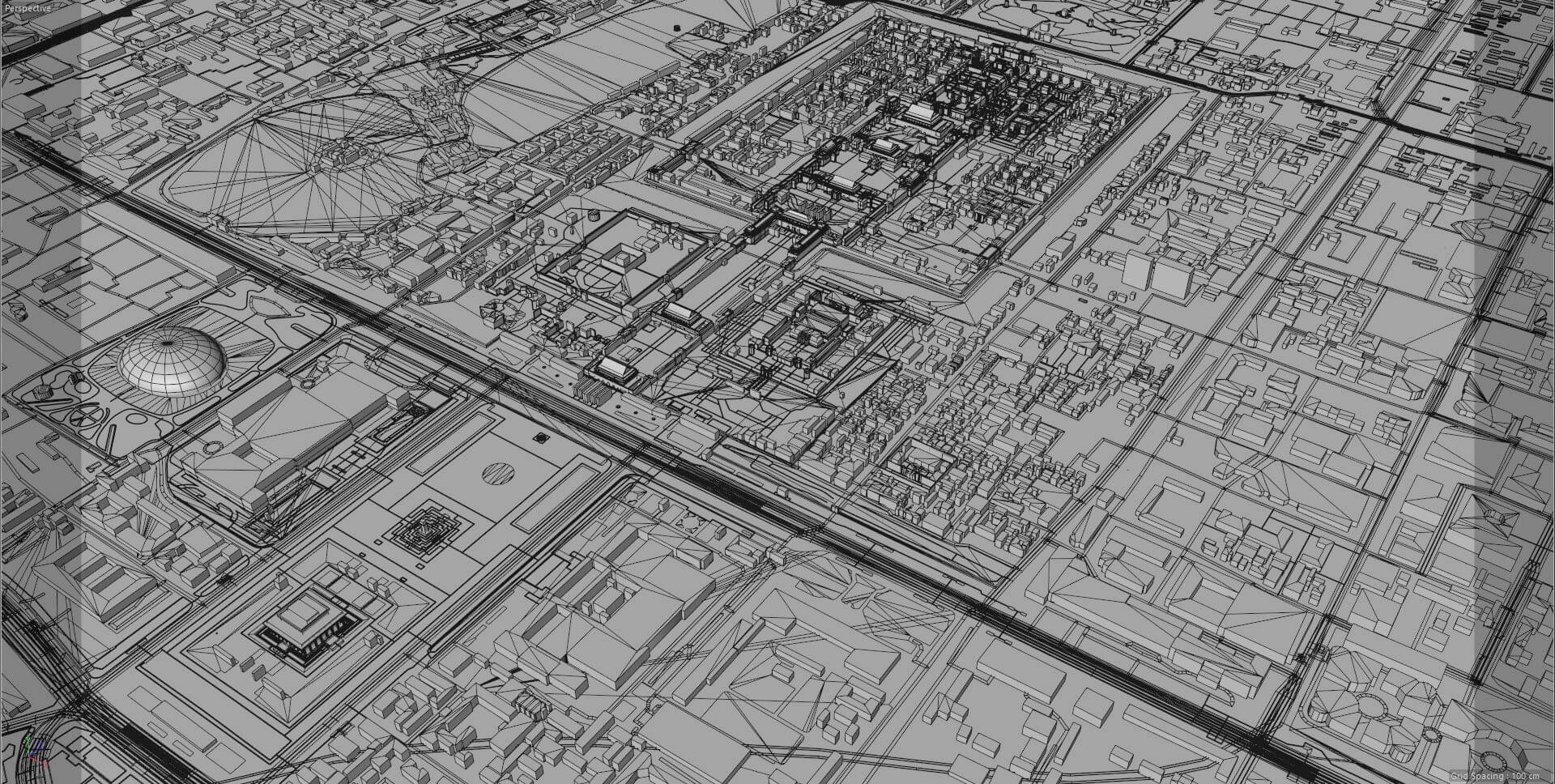 Beijing China 120km - 3D Model by 3dstudio