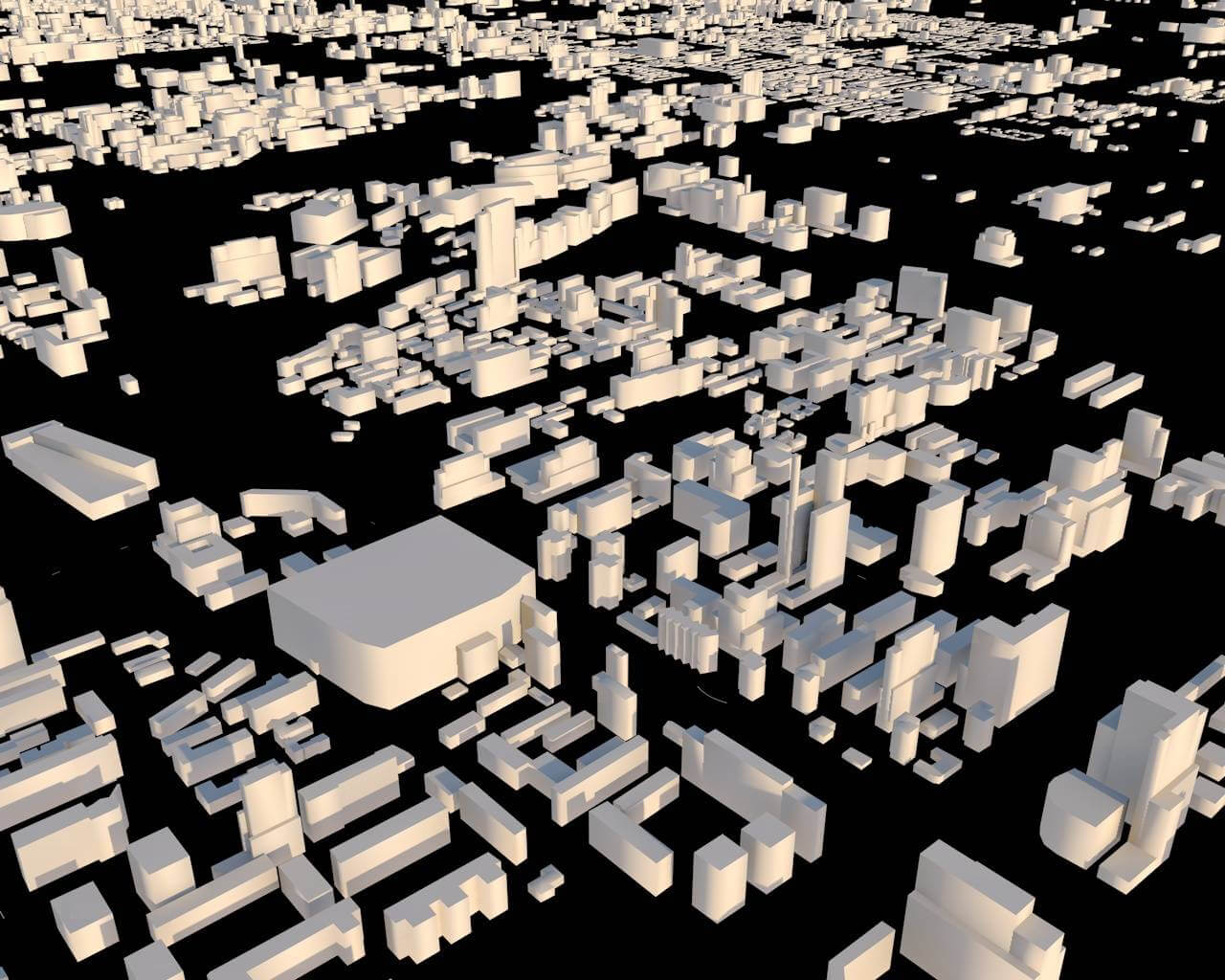 Beijing China - 3D Model by 3dstudio
