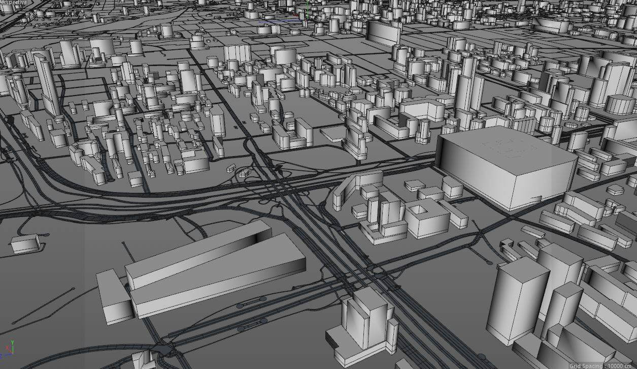 Beijing China - 3D Model by 3dstudio