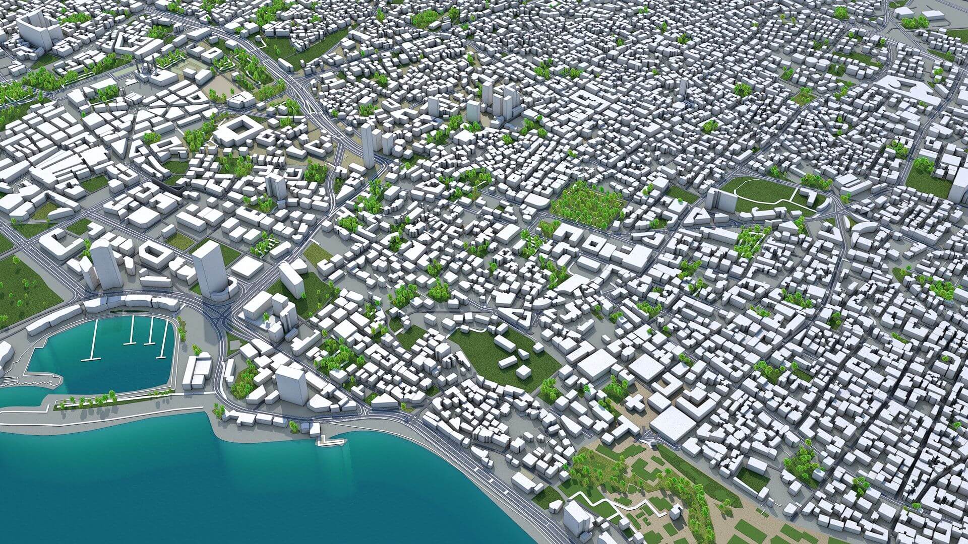 Beirut Lebanon 30km - 3D Model by 3dstudio