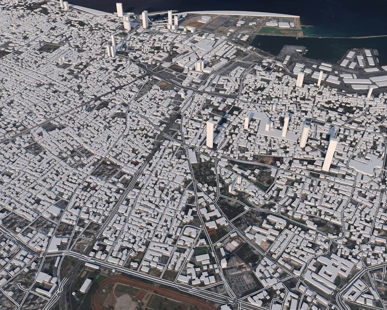 Beirut Lebanon - 3D Model by 3dstudio
