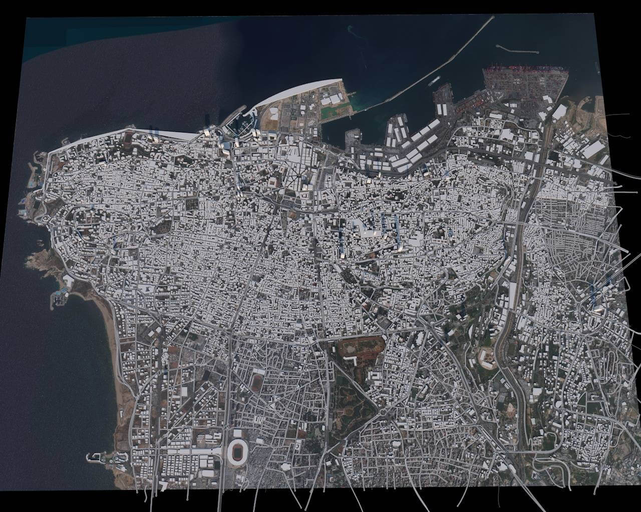 Beirut Lebanon - 3D Model by 3dstudio