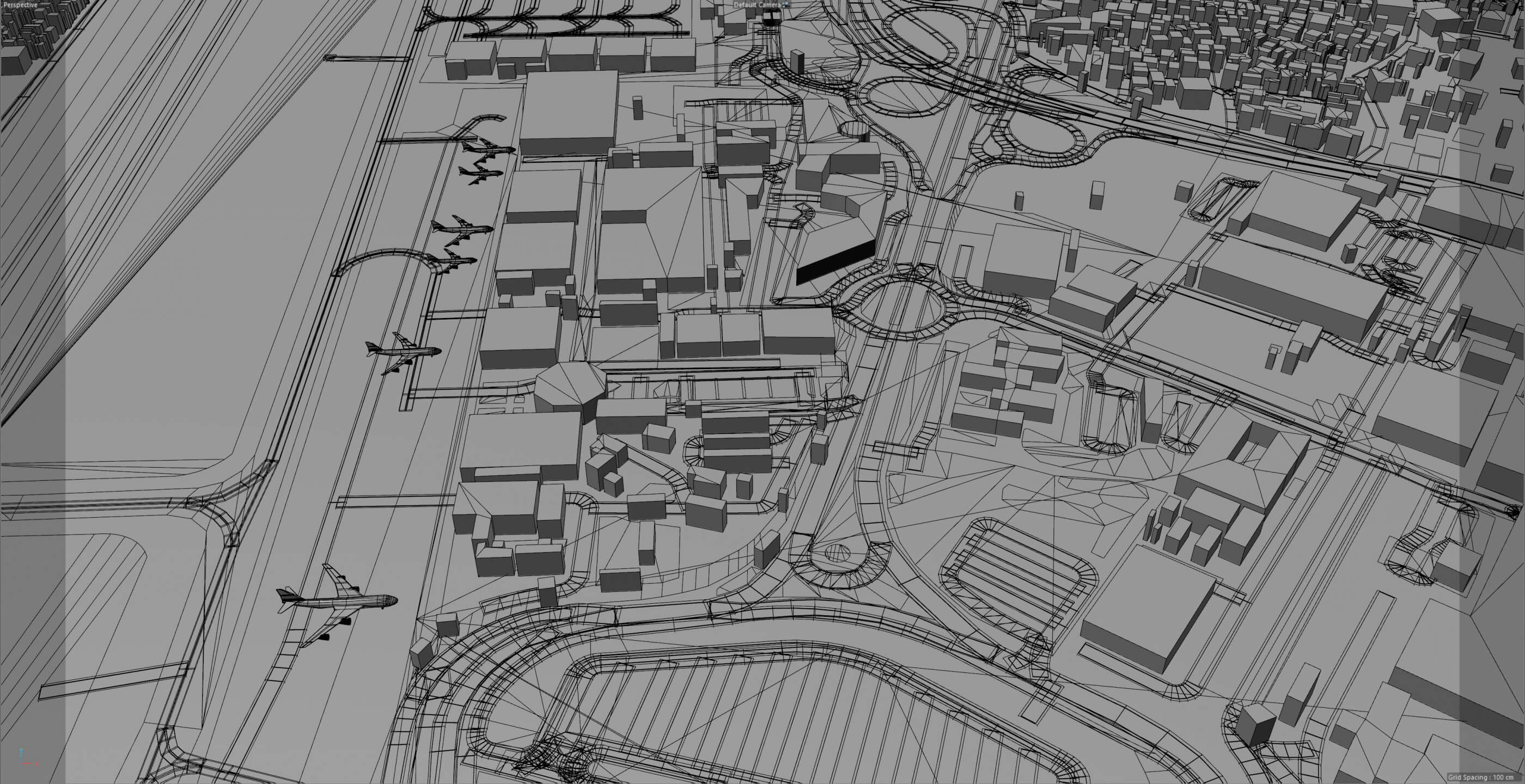 Beirut Rafic Hariri Airport - 3D Model by 3dstudio