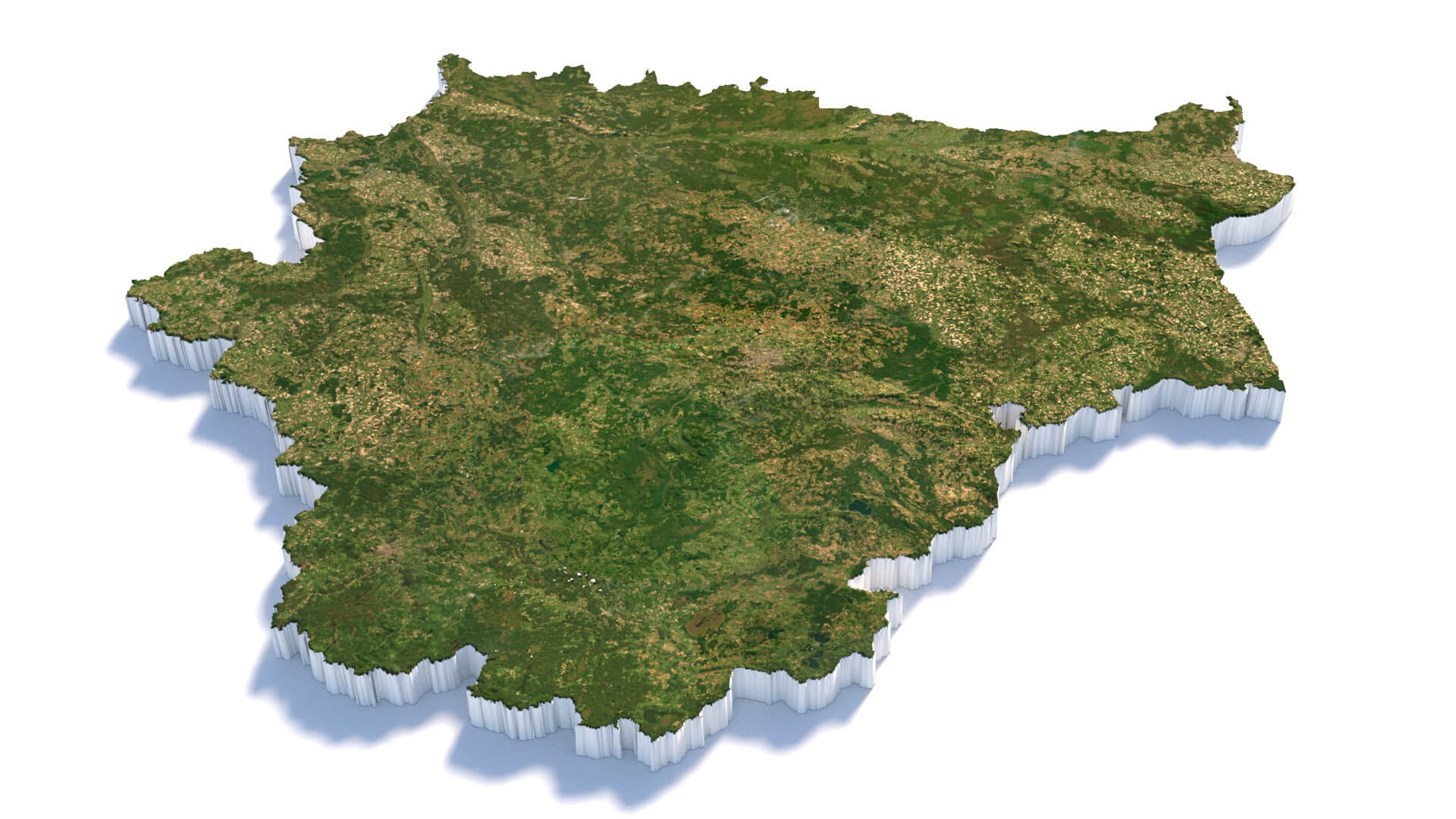 Belarus Terrain Map - 3D Model by 3dstudio