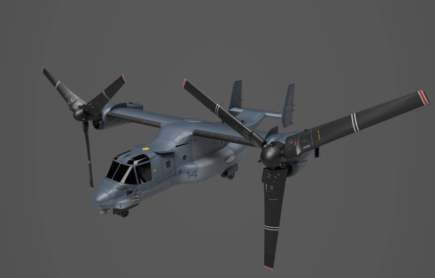 Bell Boeing V22 Osprey - 3D Model by 3dstudio