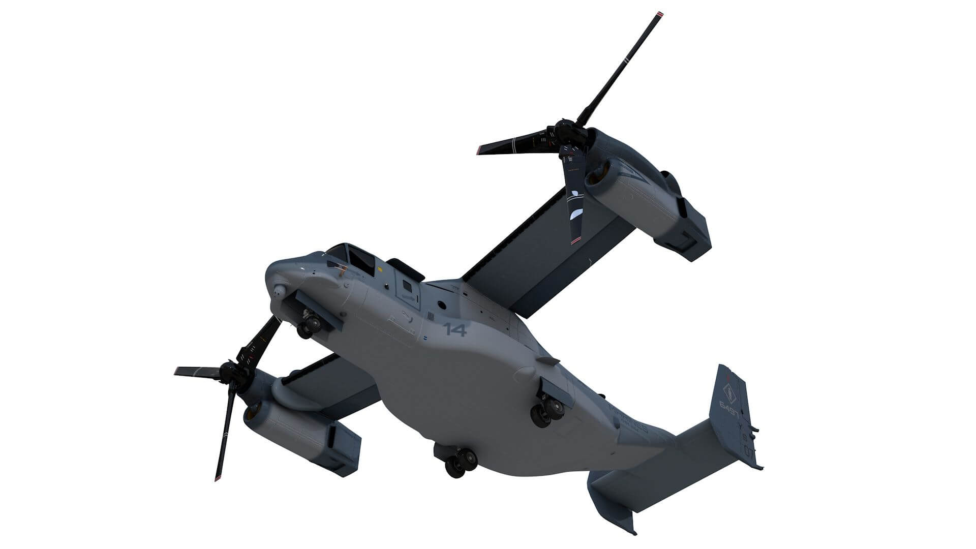 Bell Boeing V22 Osprey - 3D Model by 3dstudio