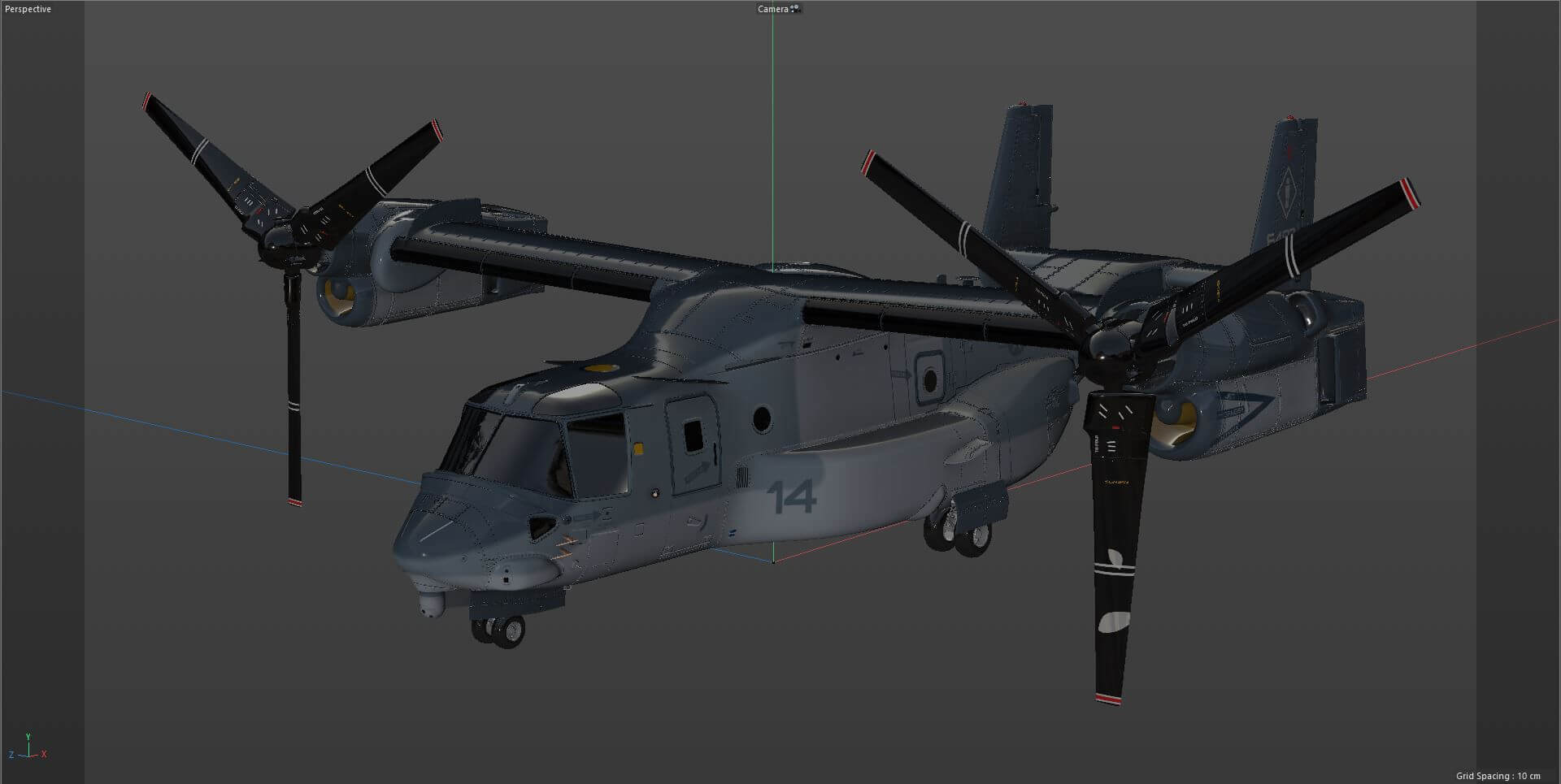 Bell Boeing V22 Osprey - 3D Model by 3dstudio