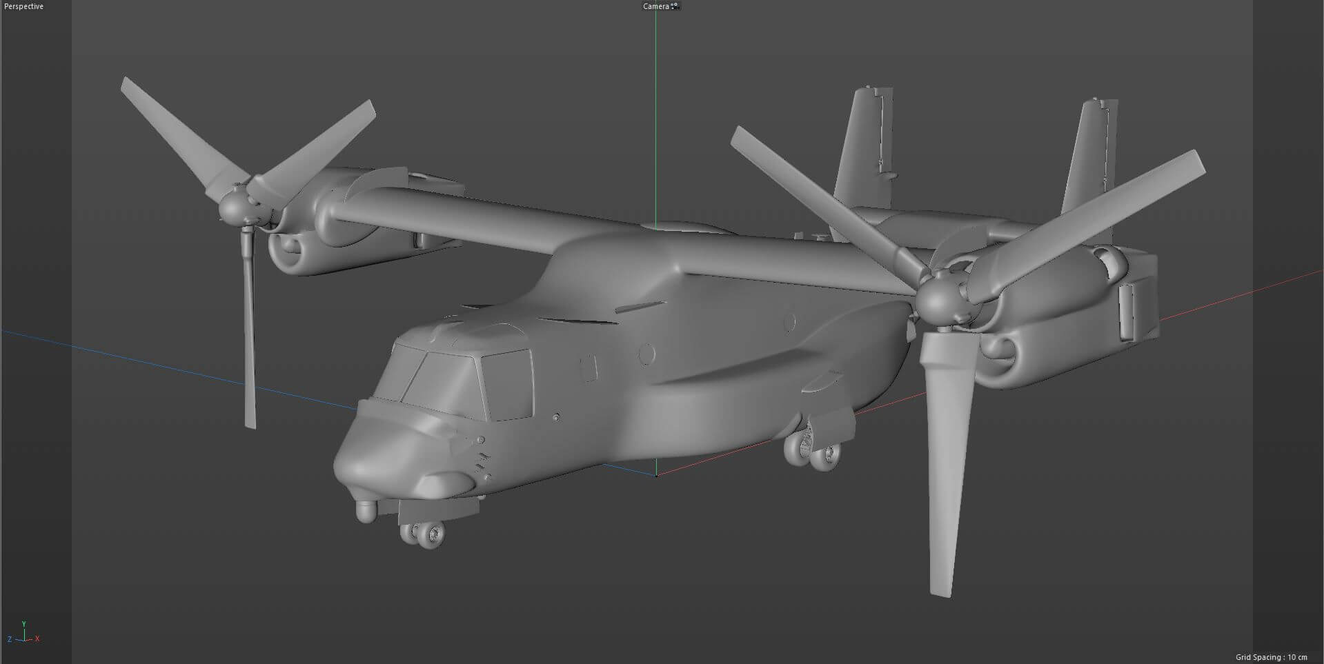 Bell Boeing V22 Osprey - 3D Model by 3dstudio