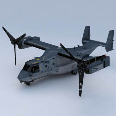 Bell Boeing V22 Osprey - 3D Model by 3dstudio