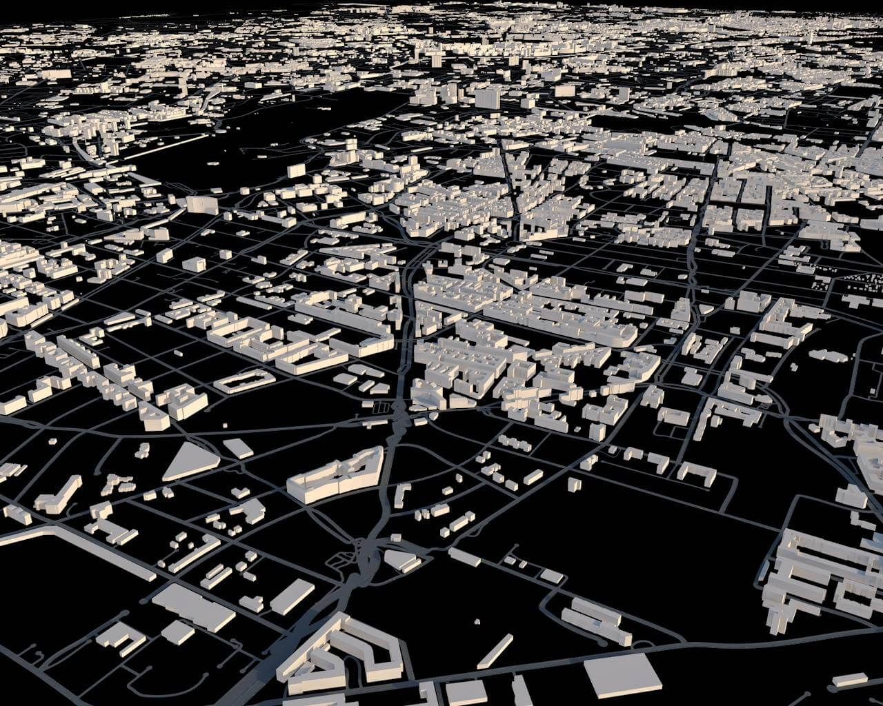 Berlin Germany - 3D Model by 3dstudio