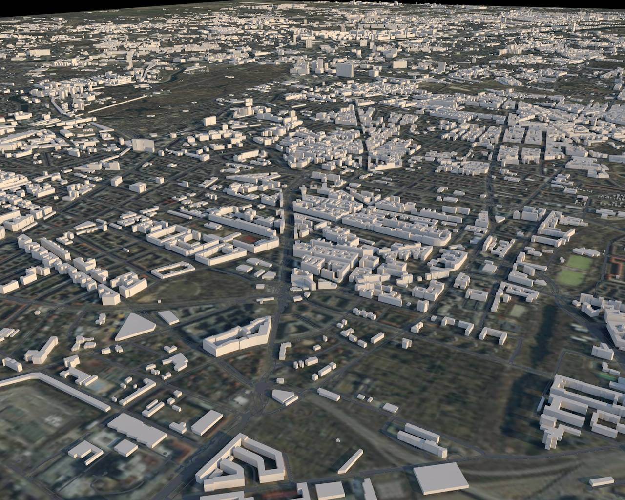 Berlin Germany - 3D Model by 3dstudio