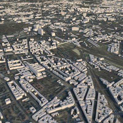 Berlin Germany - 3D Model by 3dstudio