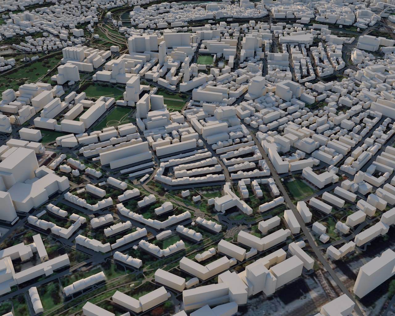 Bern Switzerland - 3D Model by 3dstudio