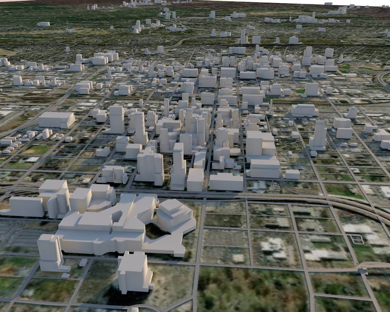 Birmingham Alabama - 3D Model by 3dstudio