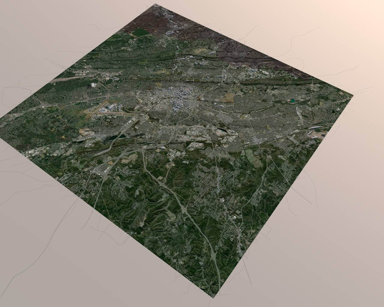 Birmingham Alabama - 3D Model by 3dstudio