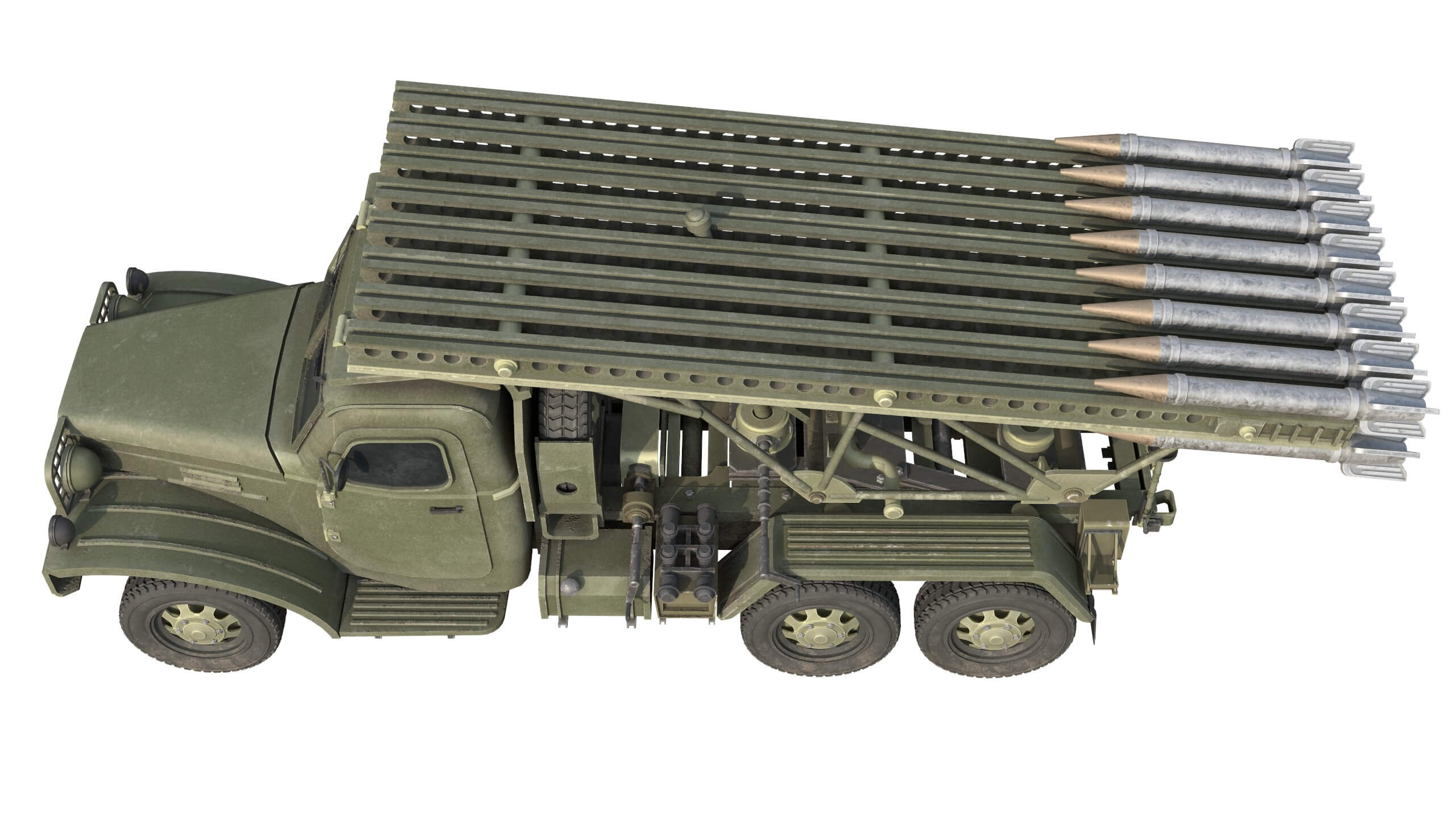 BM 13 Katyusha Rocket Launcher - 3D Model by 3dstudio