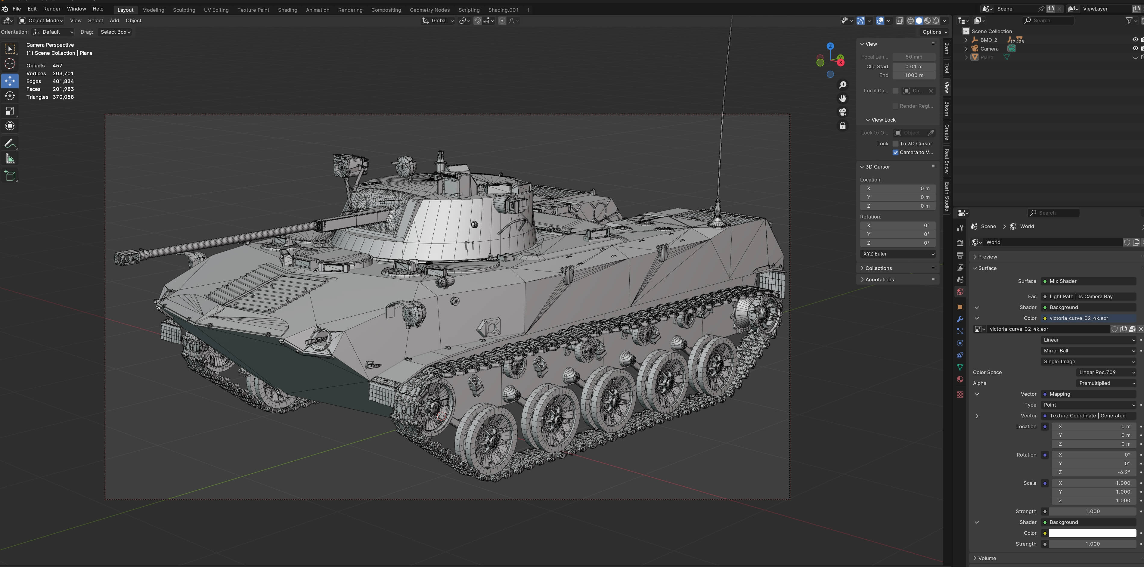 BMD 2 Infantry Fighting Vehicle - 3D Model by 3dstudio