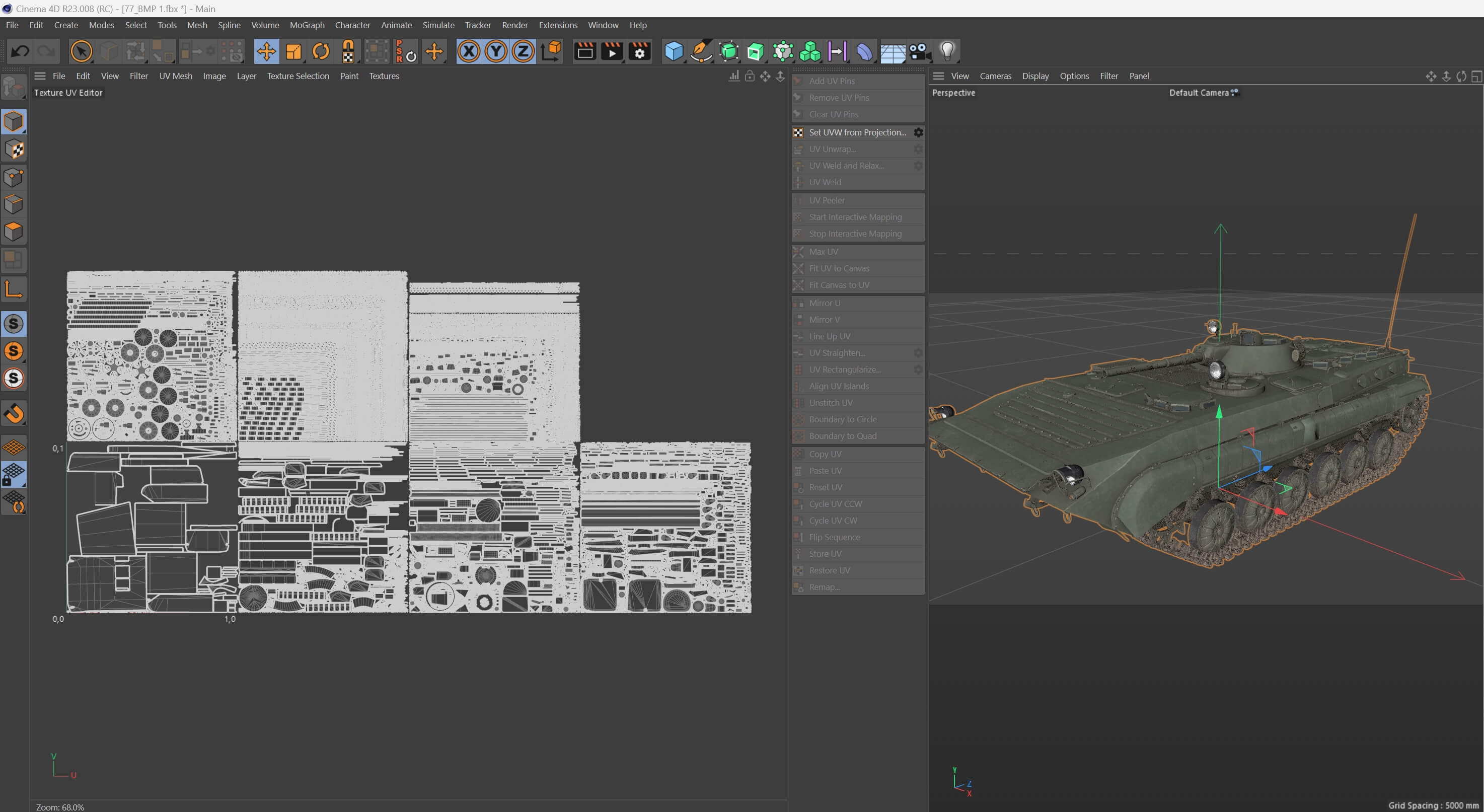 BMP 1 Infantry Fighting Vehicle - 3D Model by 3dstudio