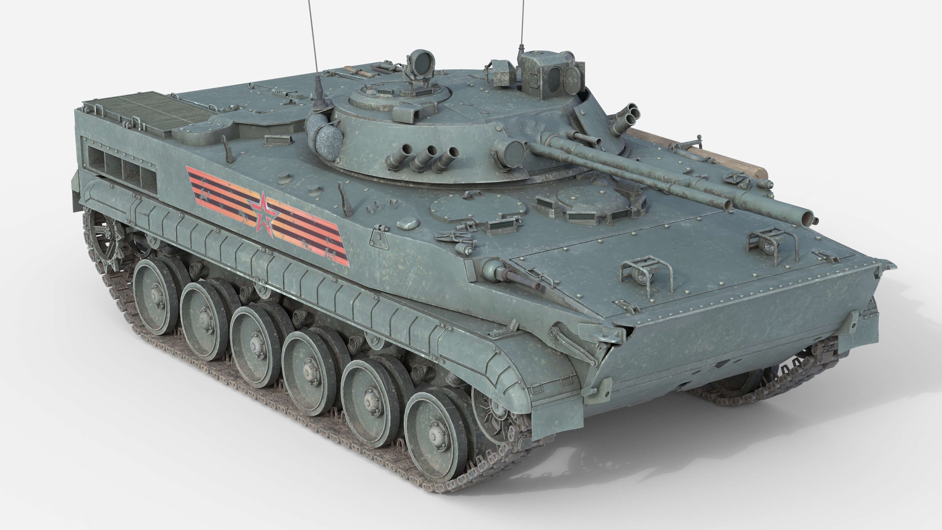 BMP 3 Tank Infantry Fighting Vehicle - 3D Model by 3dstudio
