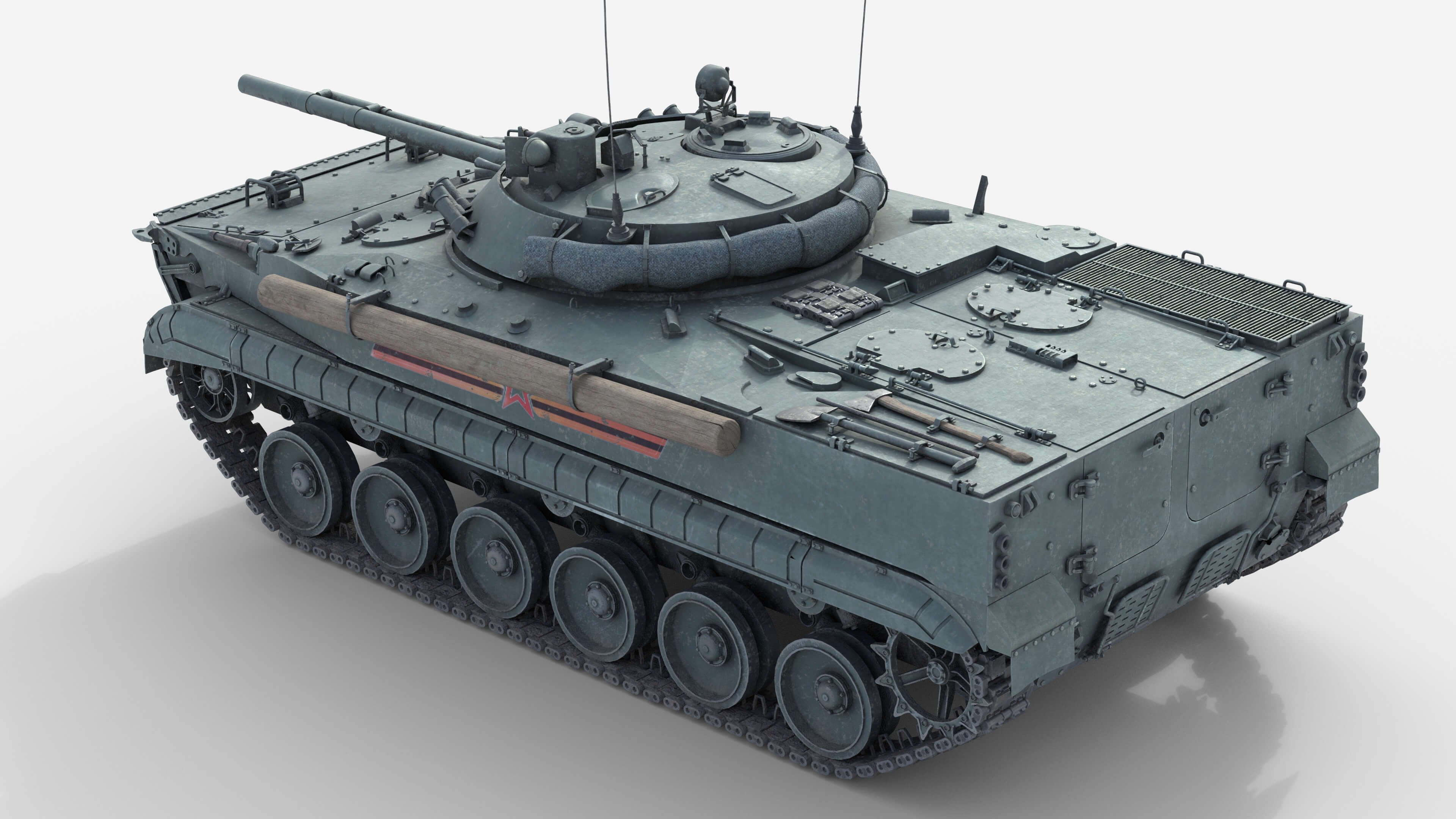 BMP 3 Tank Infantry Fighting Vehicle - 3D Model by 3dstudio