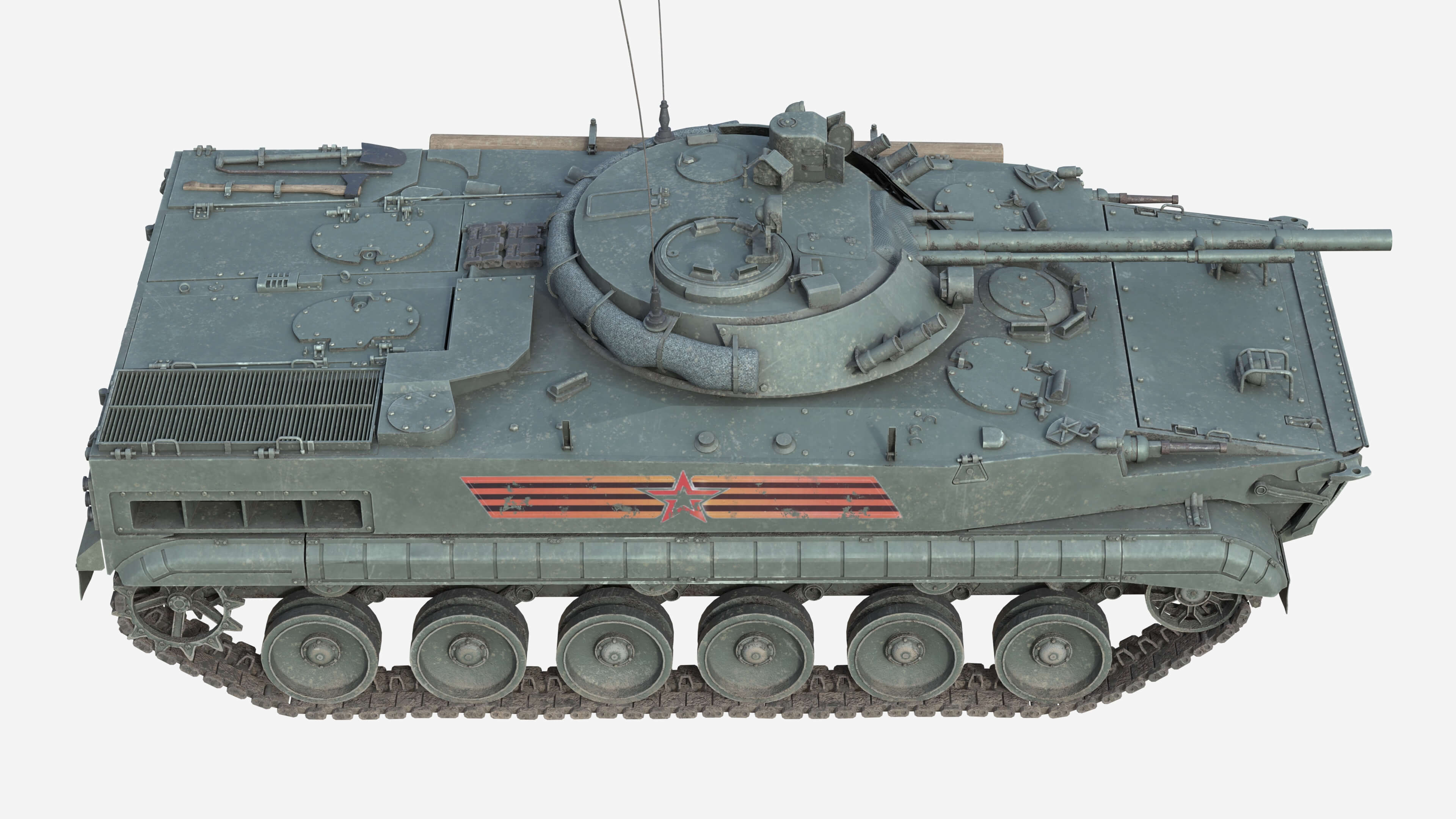 BMP 3 Tank Infantry Fighting Vehicle - 3D Model by 3dstudio