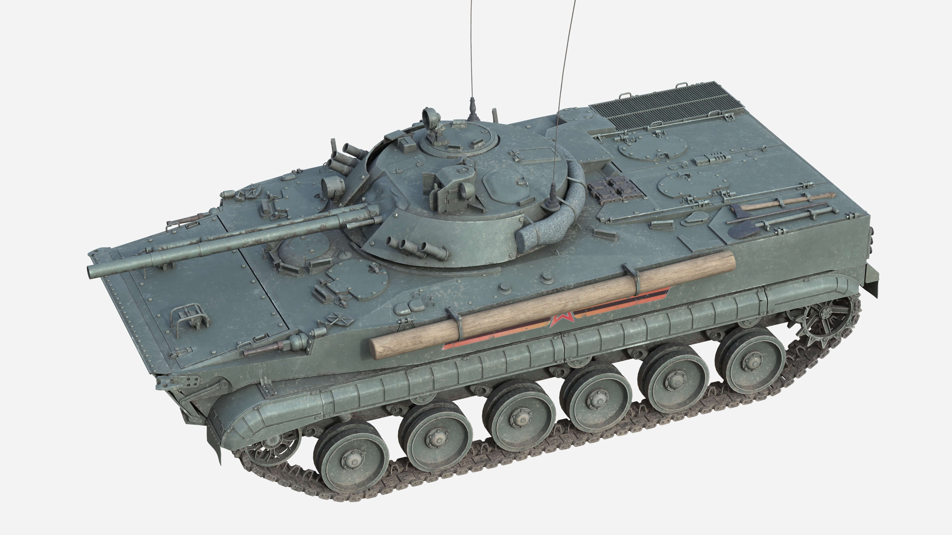 BMP 3 Tank Infantry Fighting Vehicle - 3D Model by 3dstudio