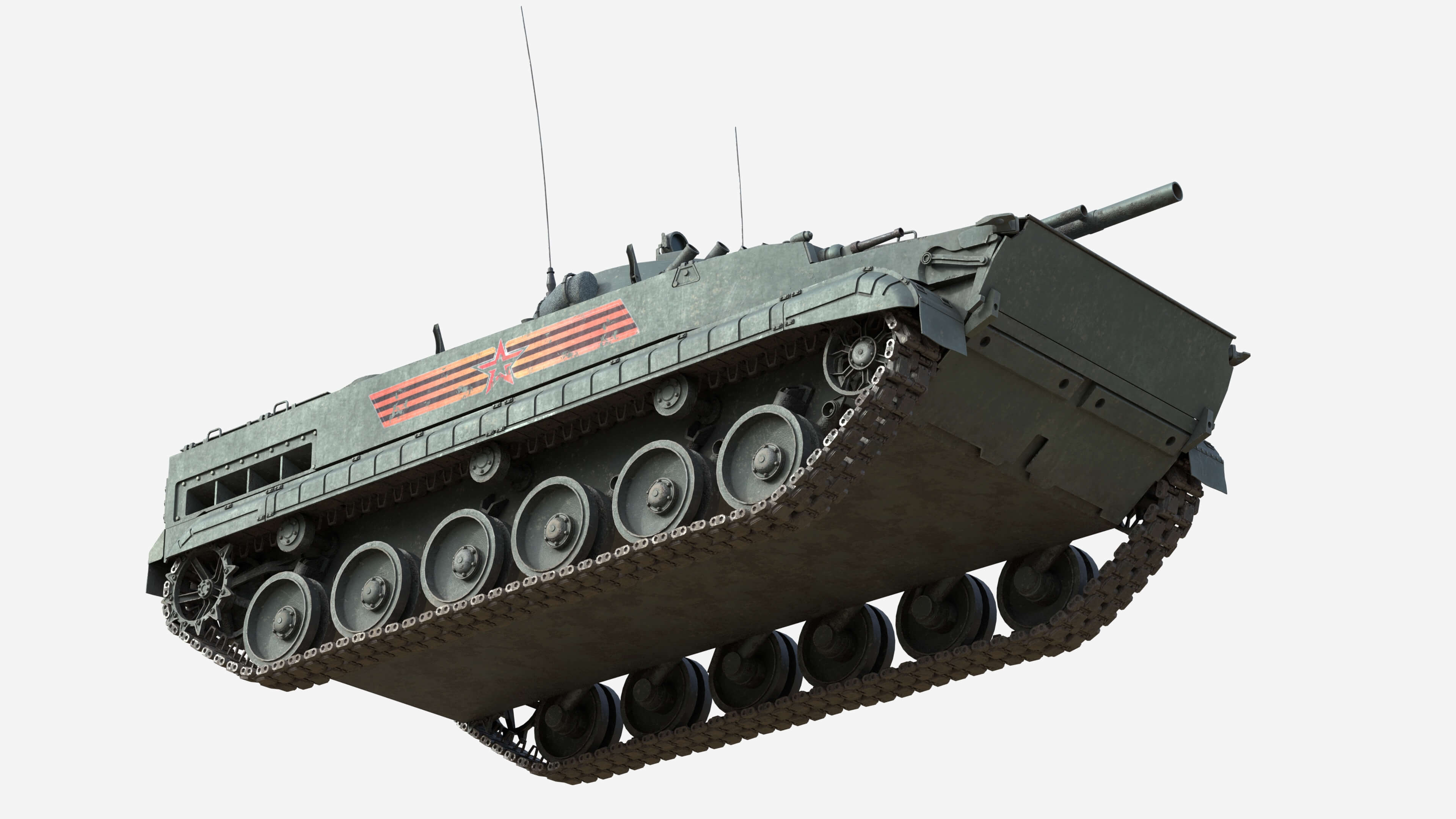BMP 3 Tank Infantry Fighting Vehicle - 3D Model by 3dstudio