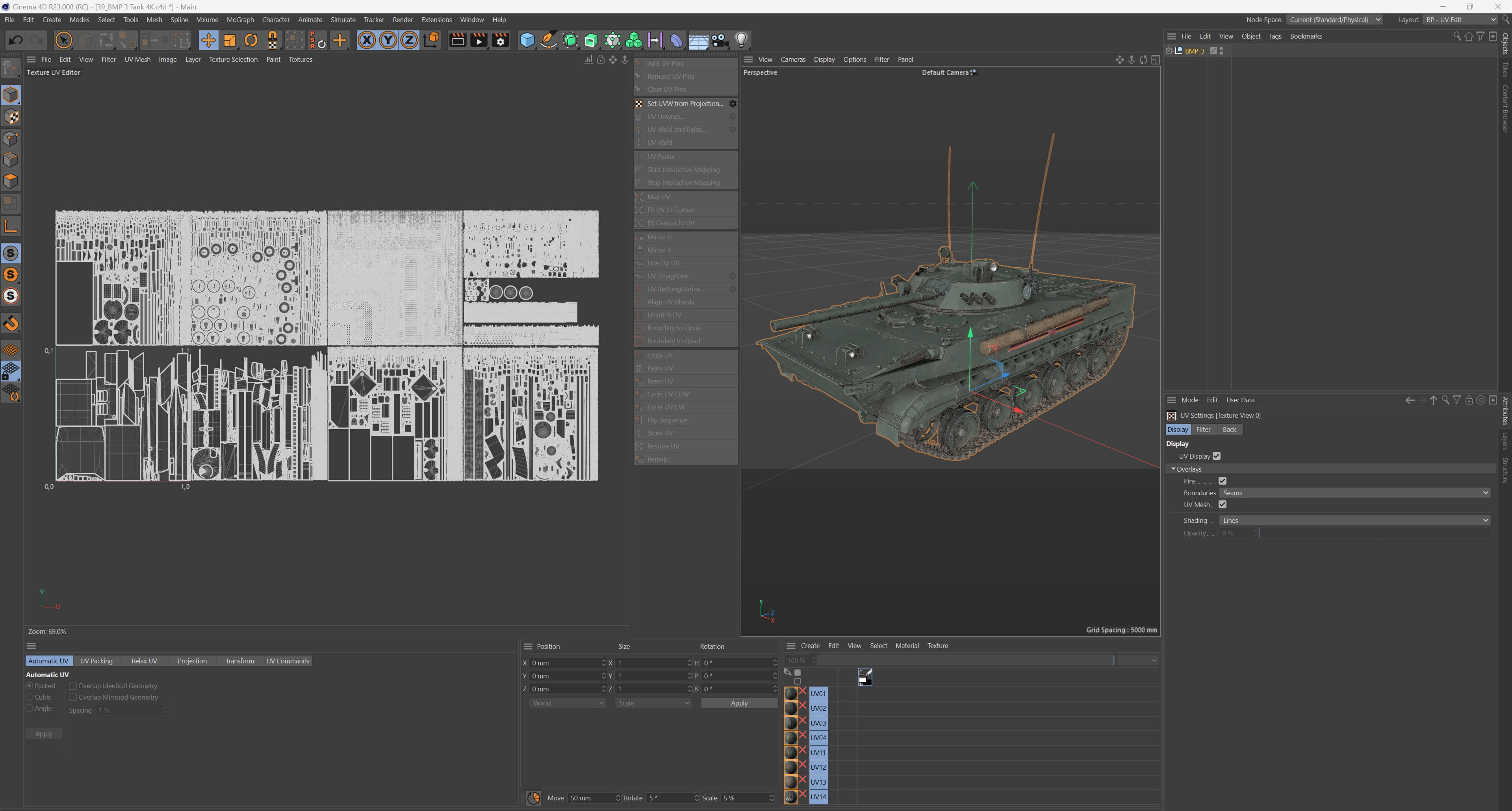 BMP 3 Tank Infantry Fighting Vehicle - 3D Model by 3dstudio