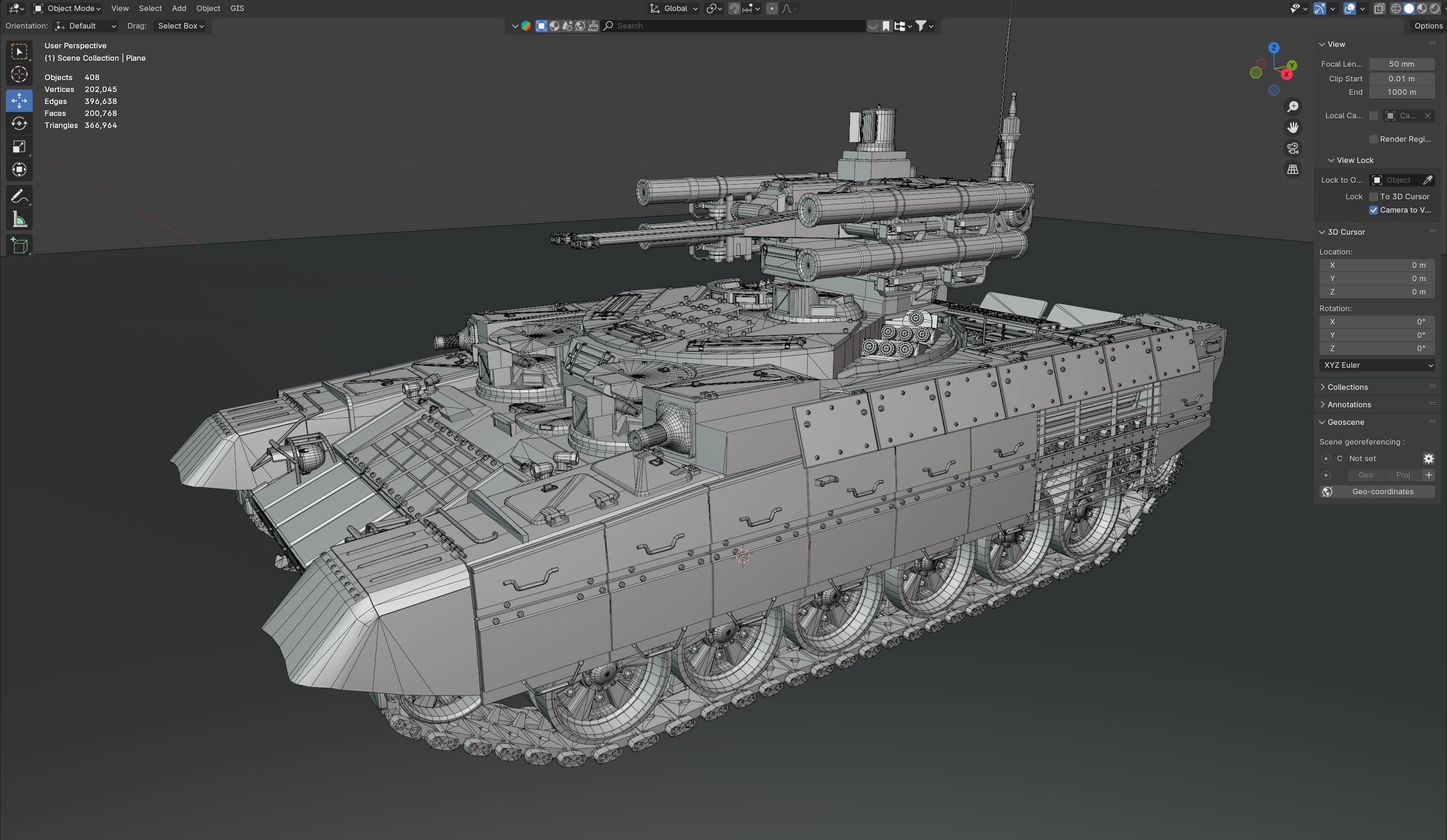 Bmpt Terminator - 3D Model by 3dstudio