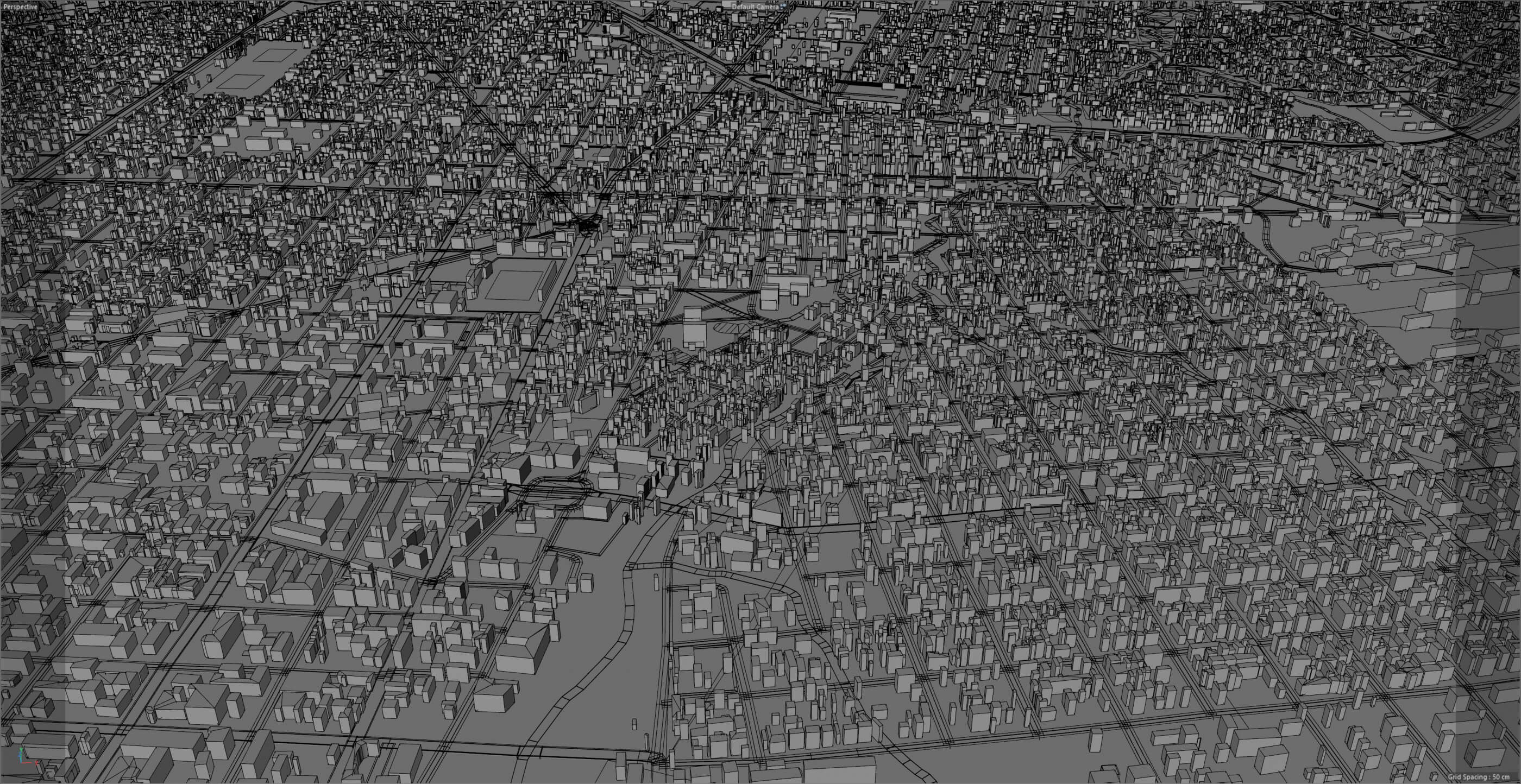 Bobo-Dioulasso City Burkina Faso 3D Model 30km by 3dstudio