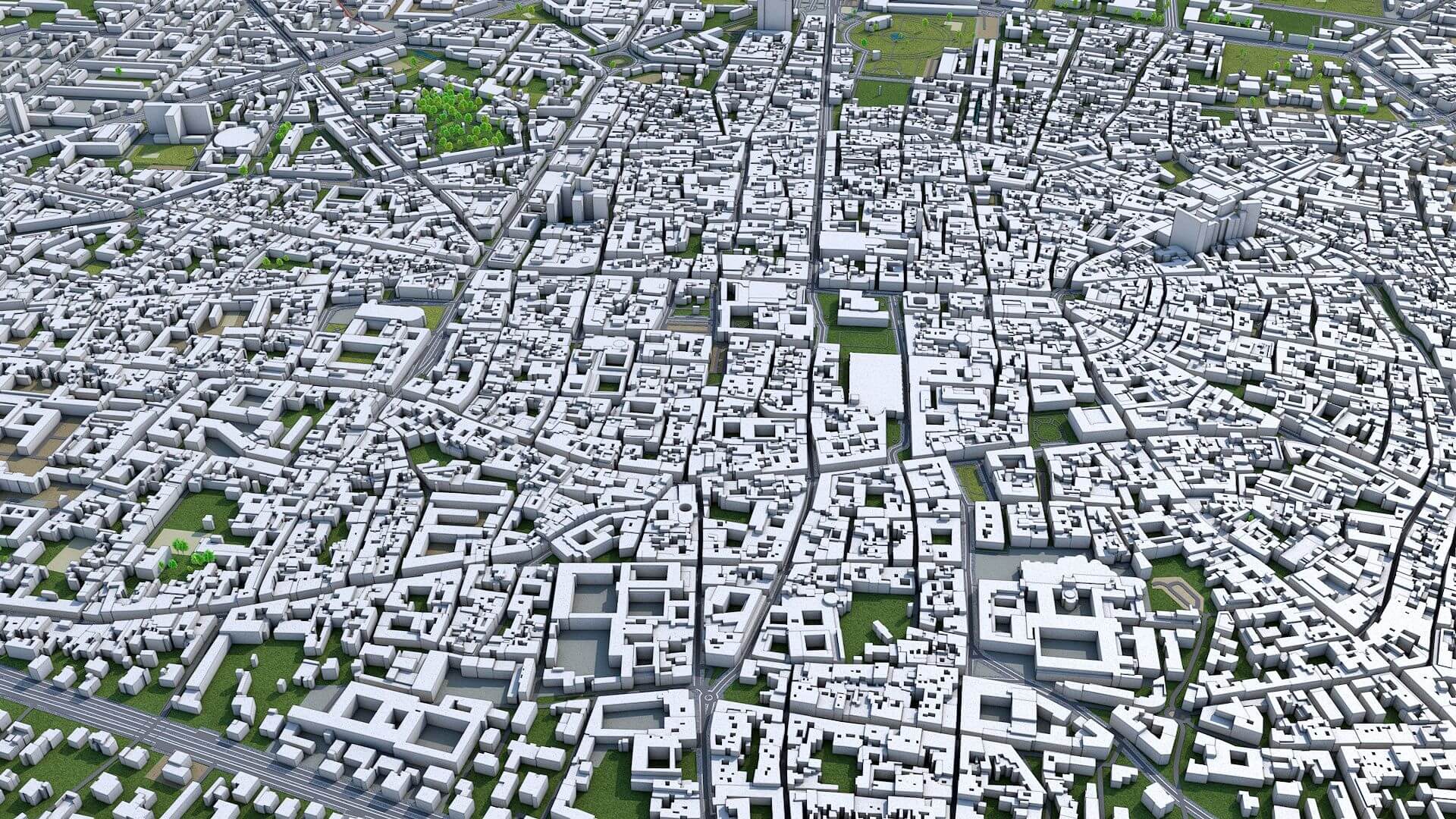 Bologna Italy 30km - 3D Model by 3dstudio