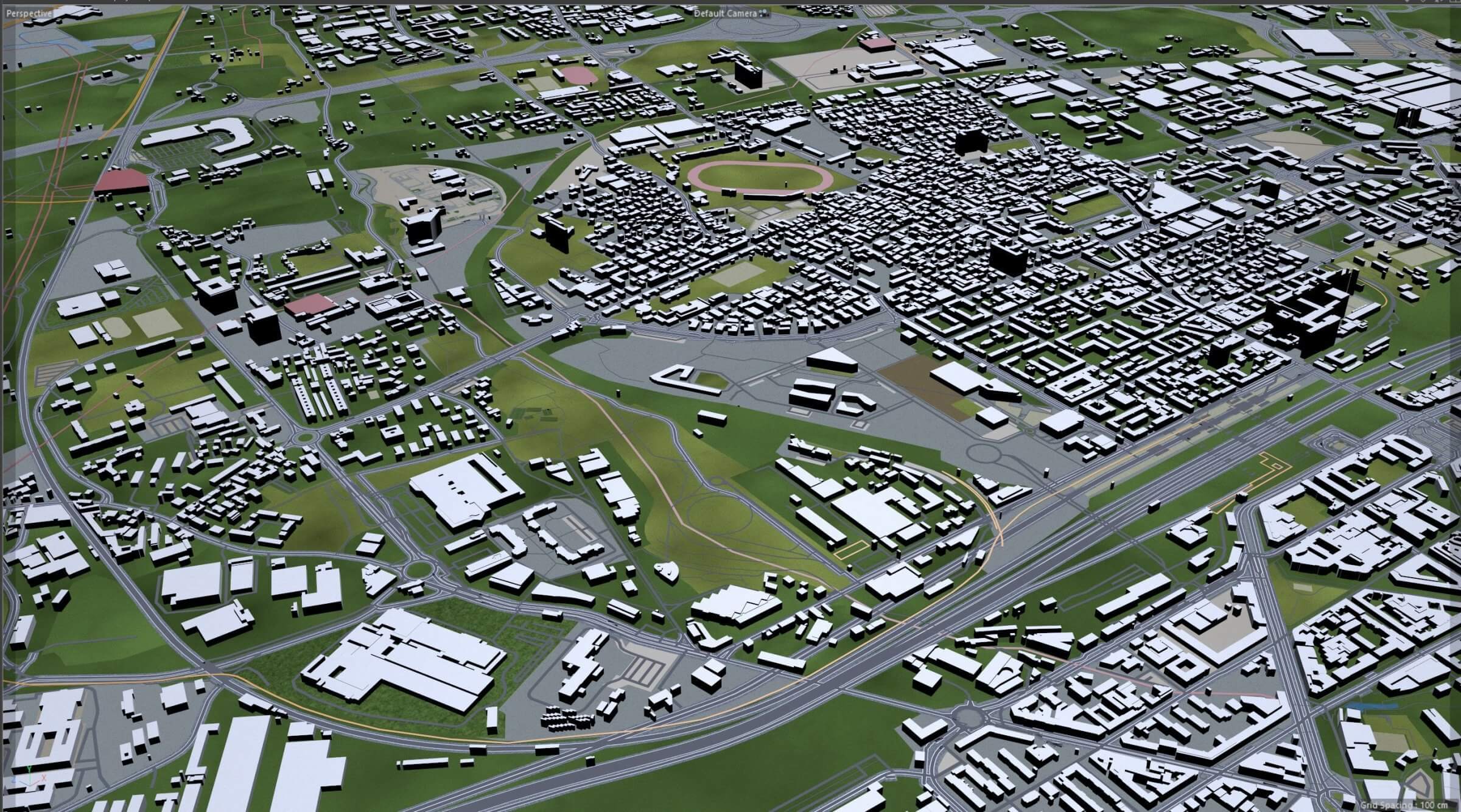 Bologna Italy 30km - 3D Model by 3dstudio