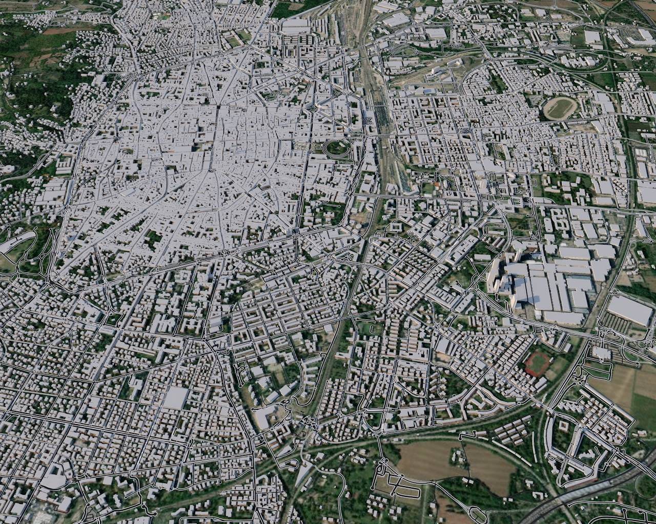 Bologna Italy - 3D Model by 3dstudio