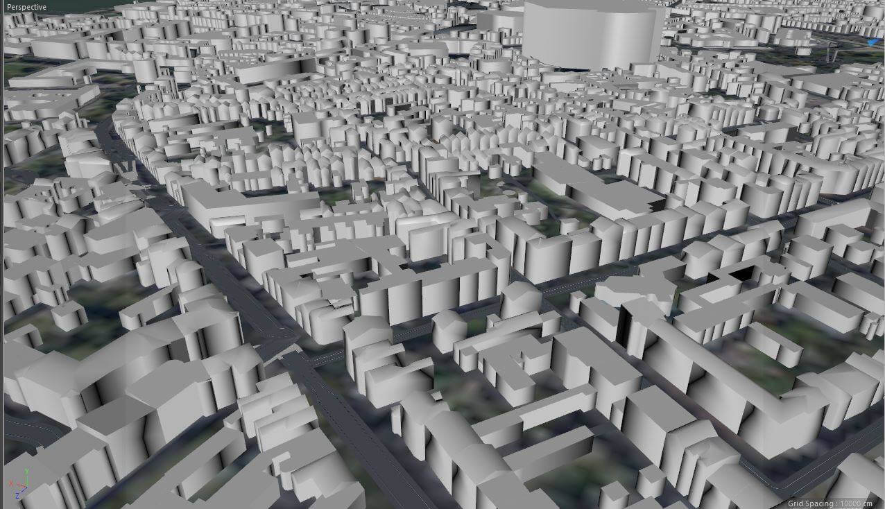 Bonn Germany - 3D Model by 3dstudio