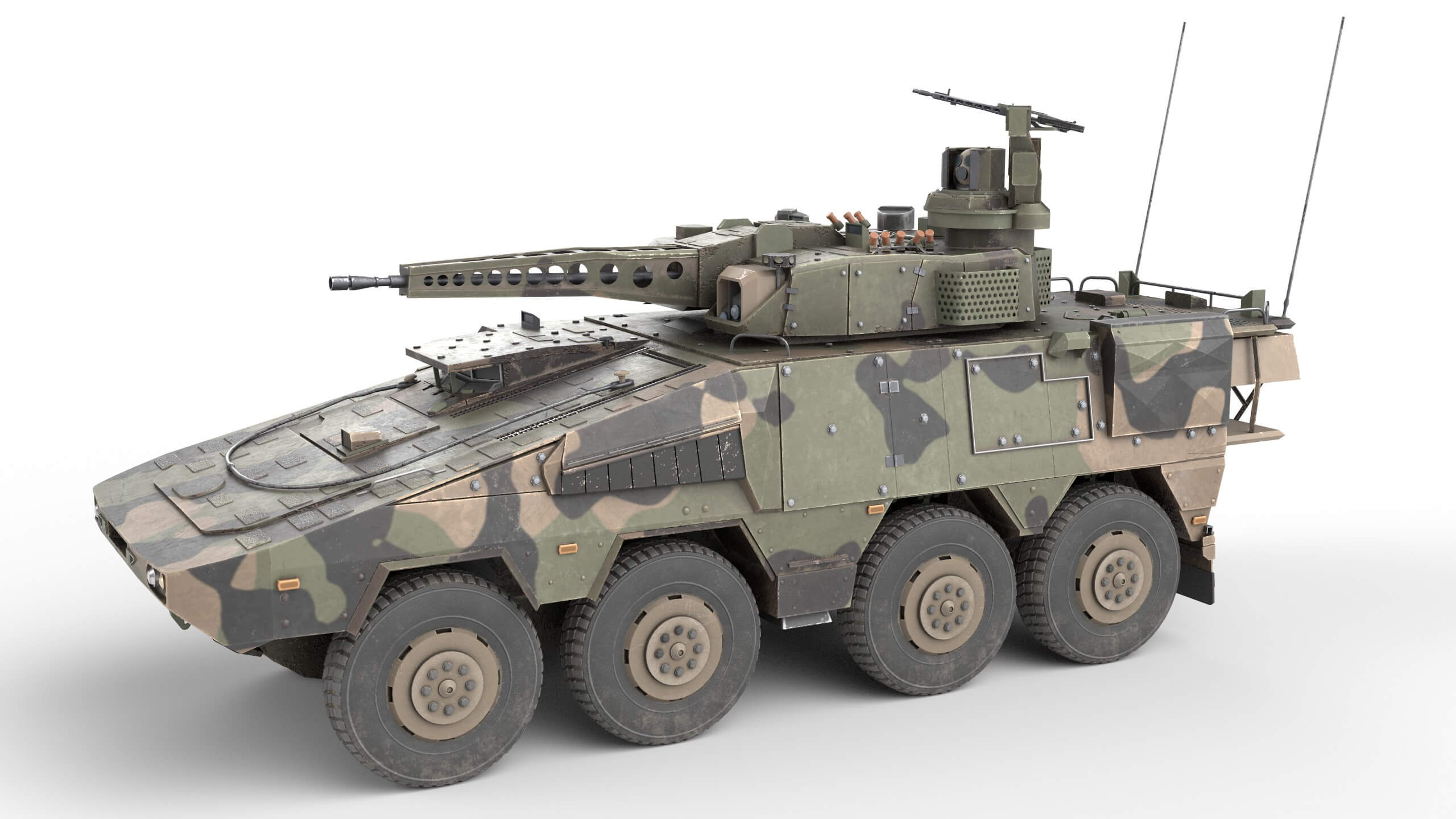Boxer Crv Armored Fighting Vehicle 3D Model by 3dstudio
