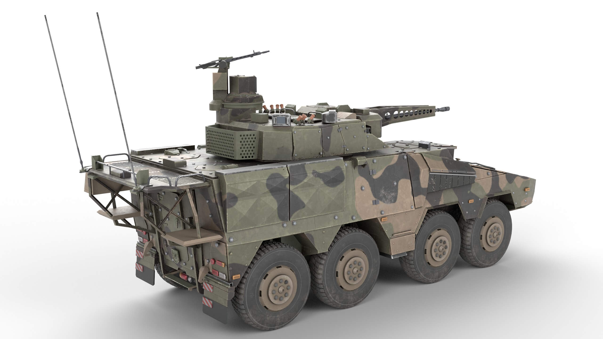 Boxer Crv Armored Fighting Vehicle 3D Model by 3dstudio