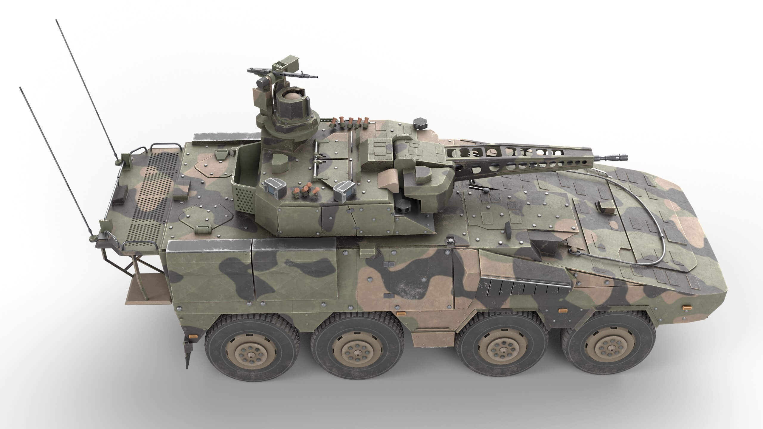 Boxer Crv Armored Fighting Vehicle 3D Model by 3dstudio