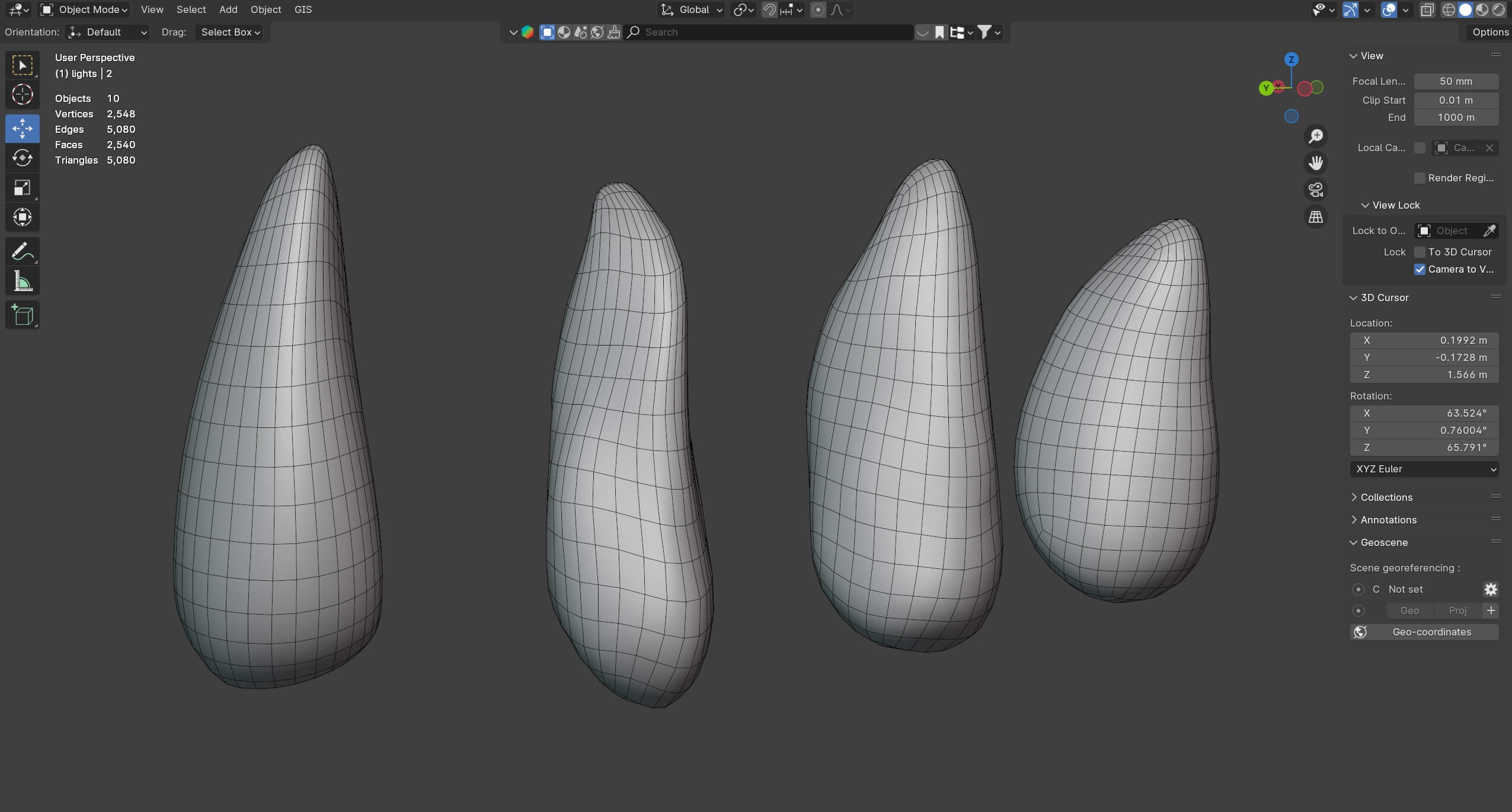 Brazilian Nuts - 3D Model by 3dstudio