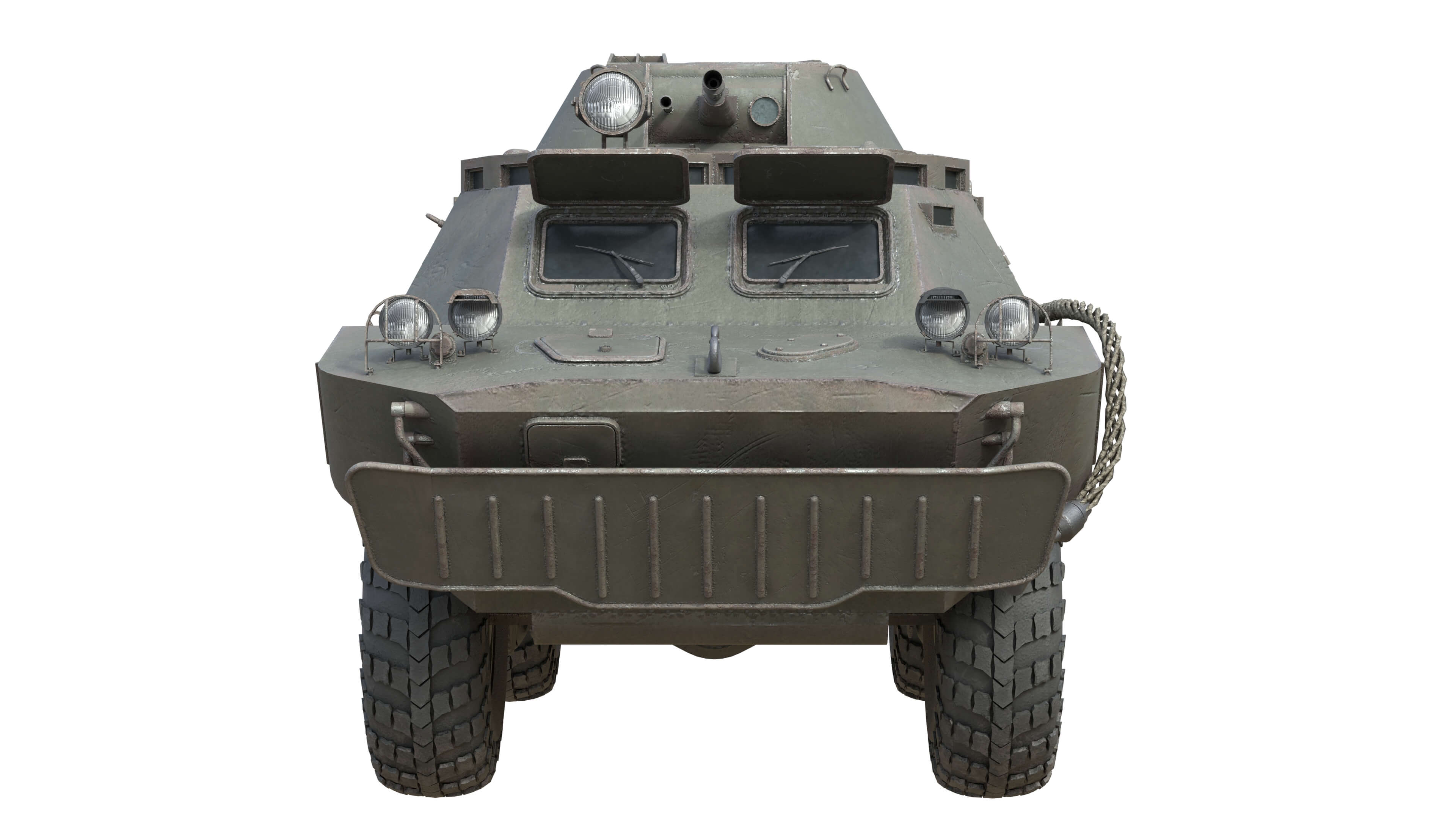 Brdm 2 Amphibious Armored Scout Car - 3D Model by 3dstudio