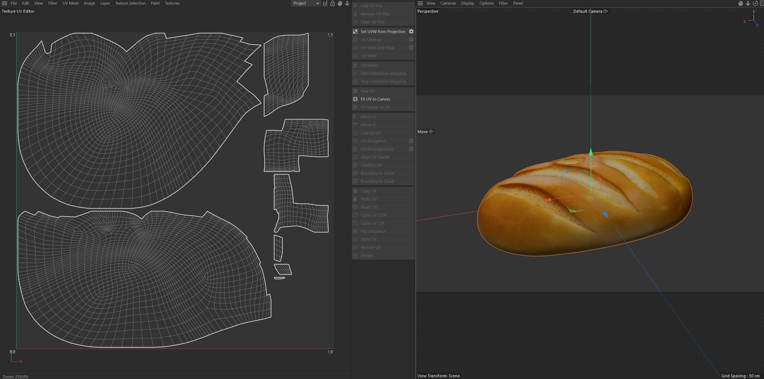 Bread 13 3D Model by 3dstudio