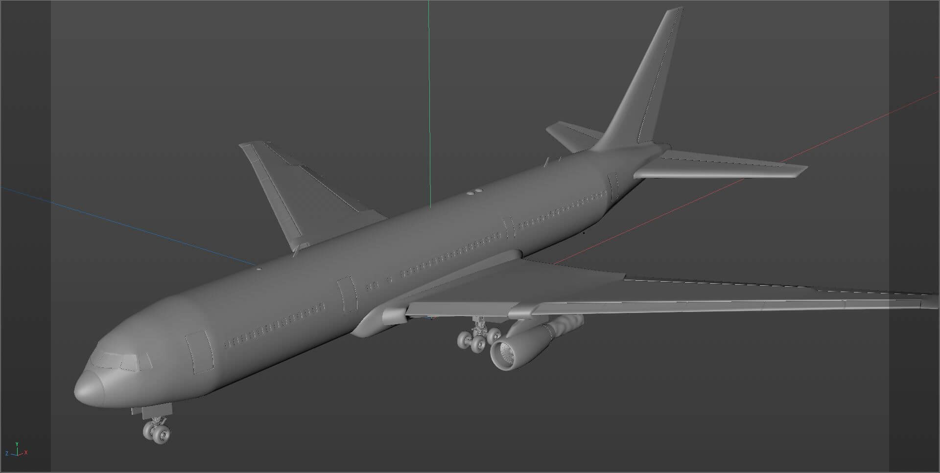 British Airways 767 - 3D Model by 3dstudio