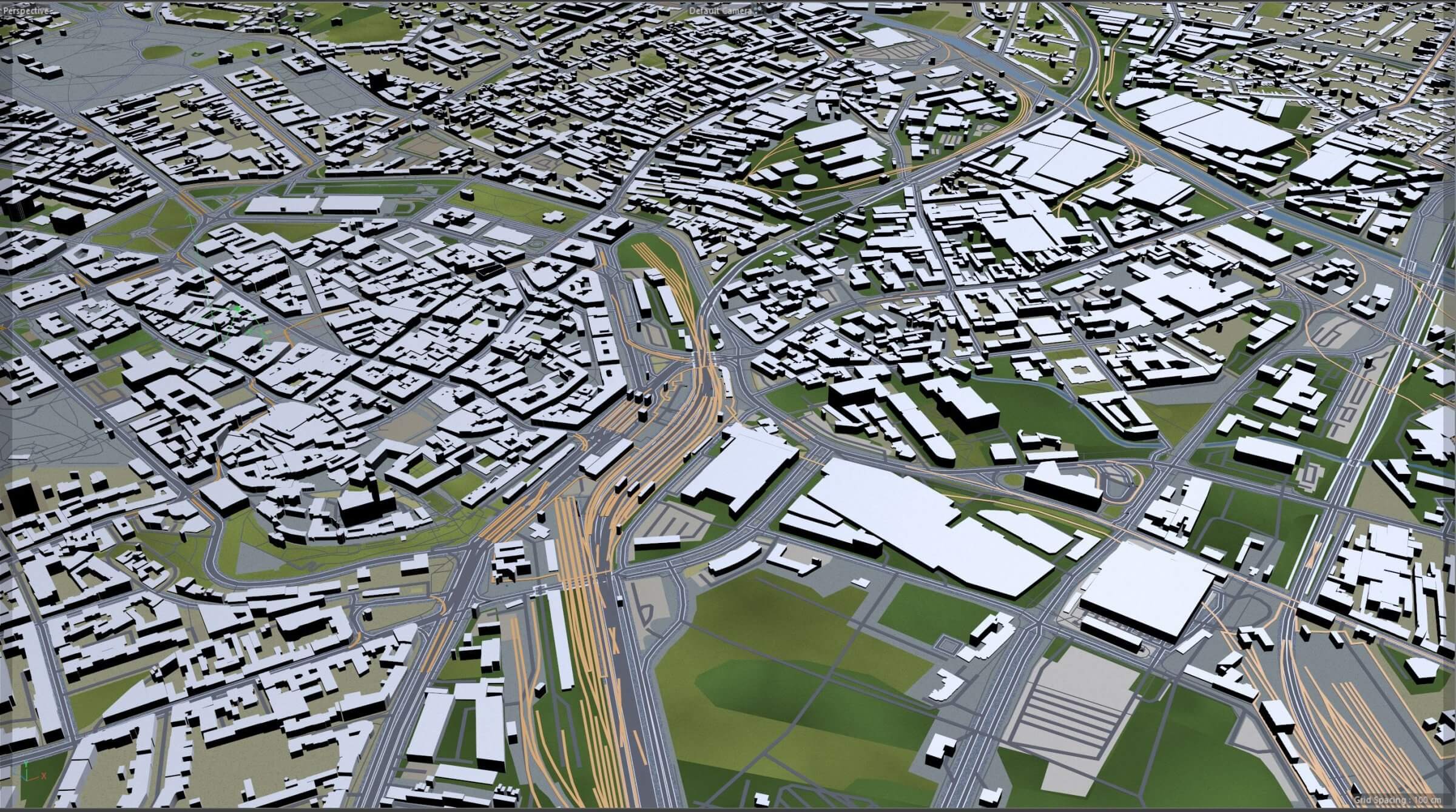 Brno Czech Republic 40km - 3D Model by 3dstudio