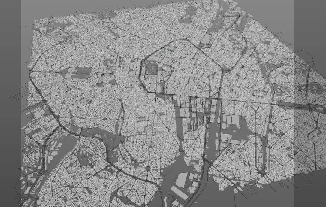 Brussels Belgium - 3D Model by 3dstudio