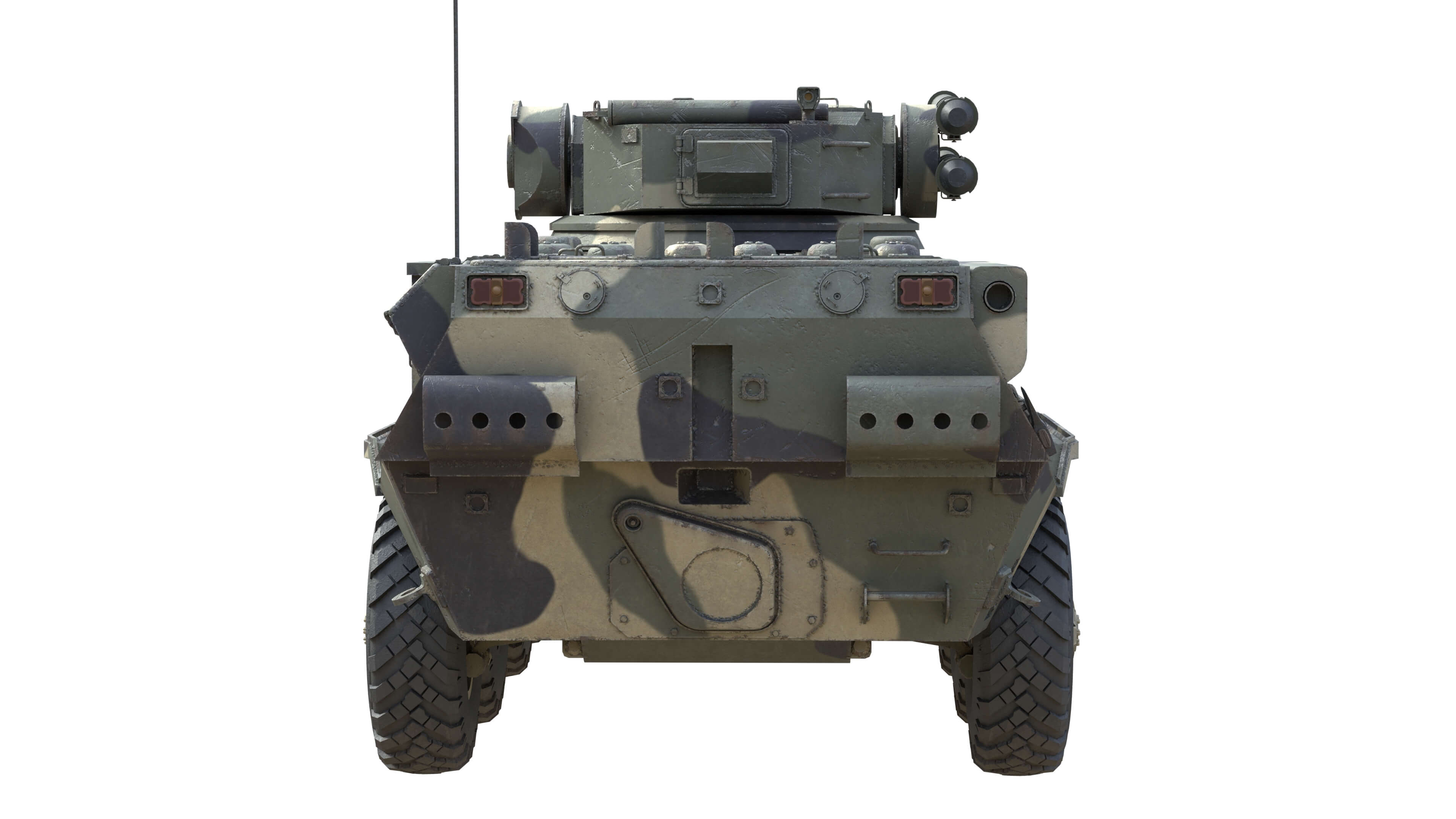 BTR 3 Armored Personnel Carrier - 3D Model by 3dstudio