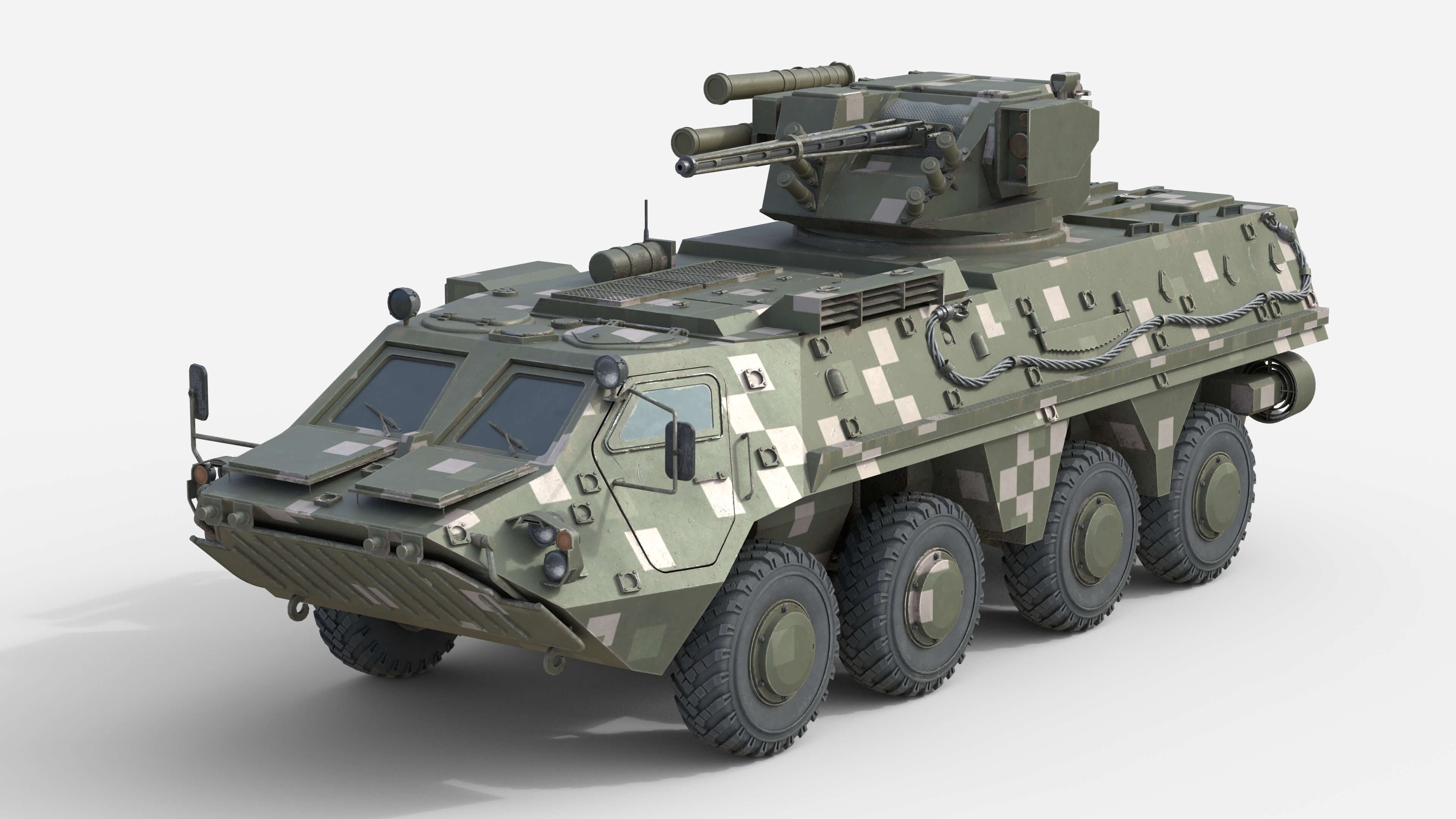BTR-4E Infantry Fighting Vehicle 3D Model by 3dstudio