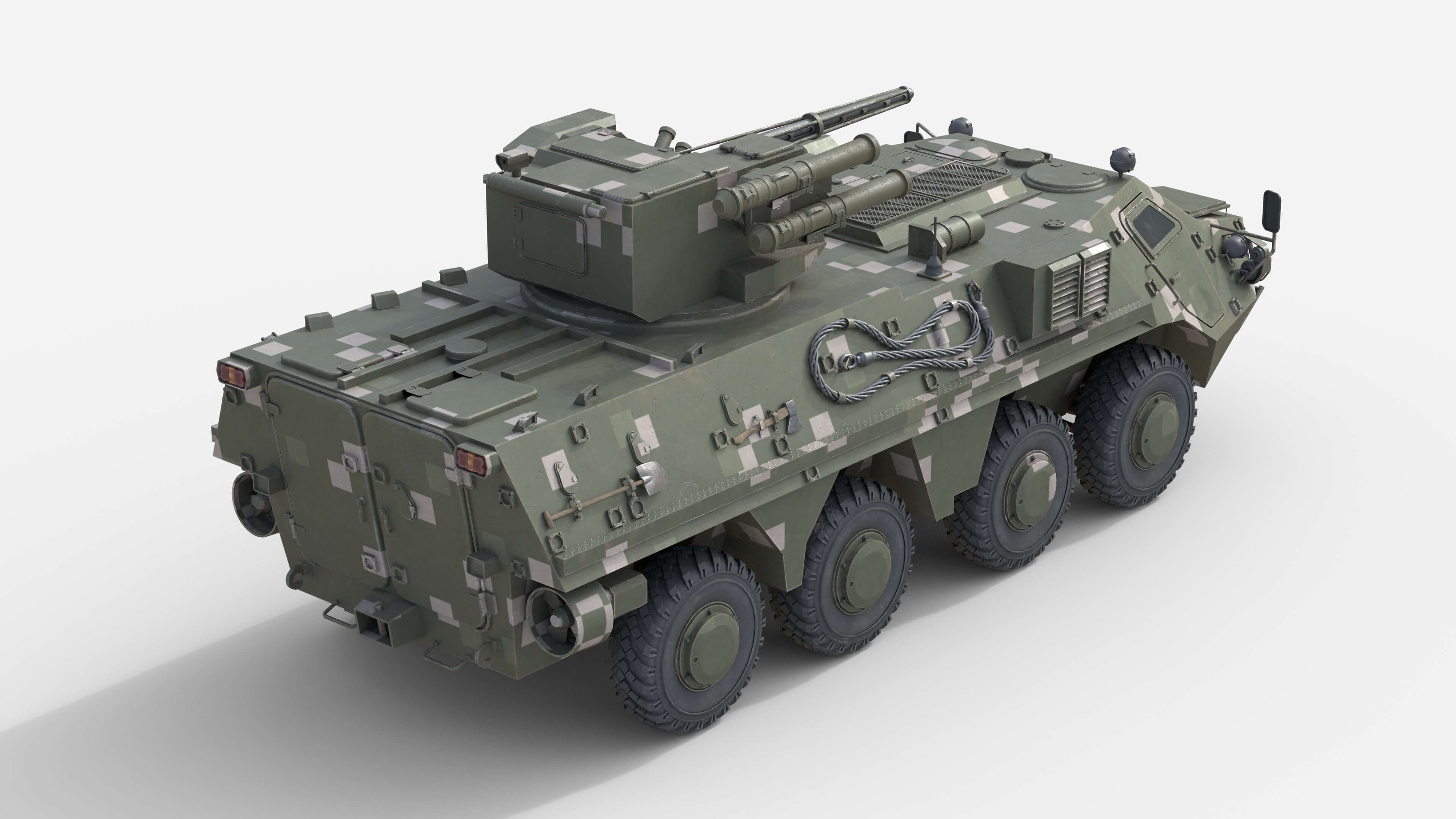 BTR-4E Infantry Fighting Vehicle 3D Model by 3dstudio