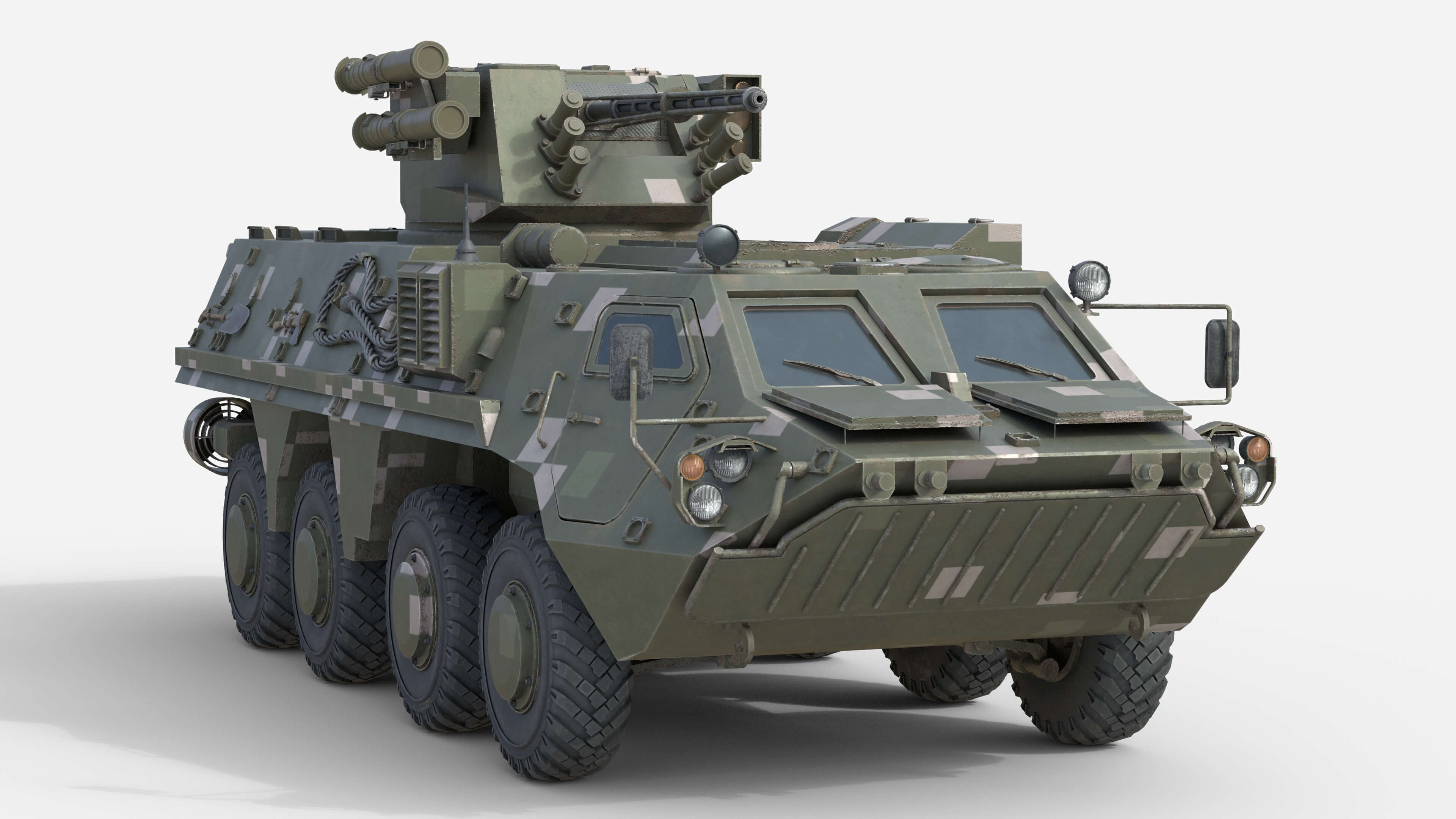 BTR-4E Infantry Fighting Vehicle 3D Model by 3dstudio