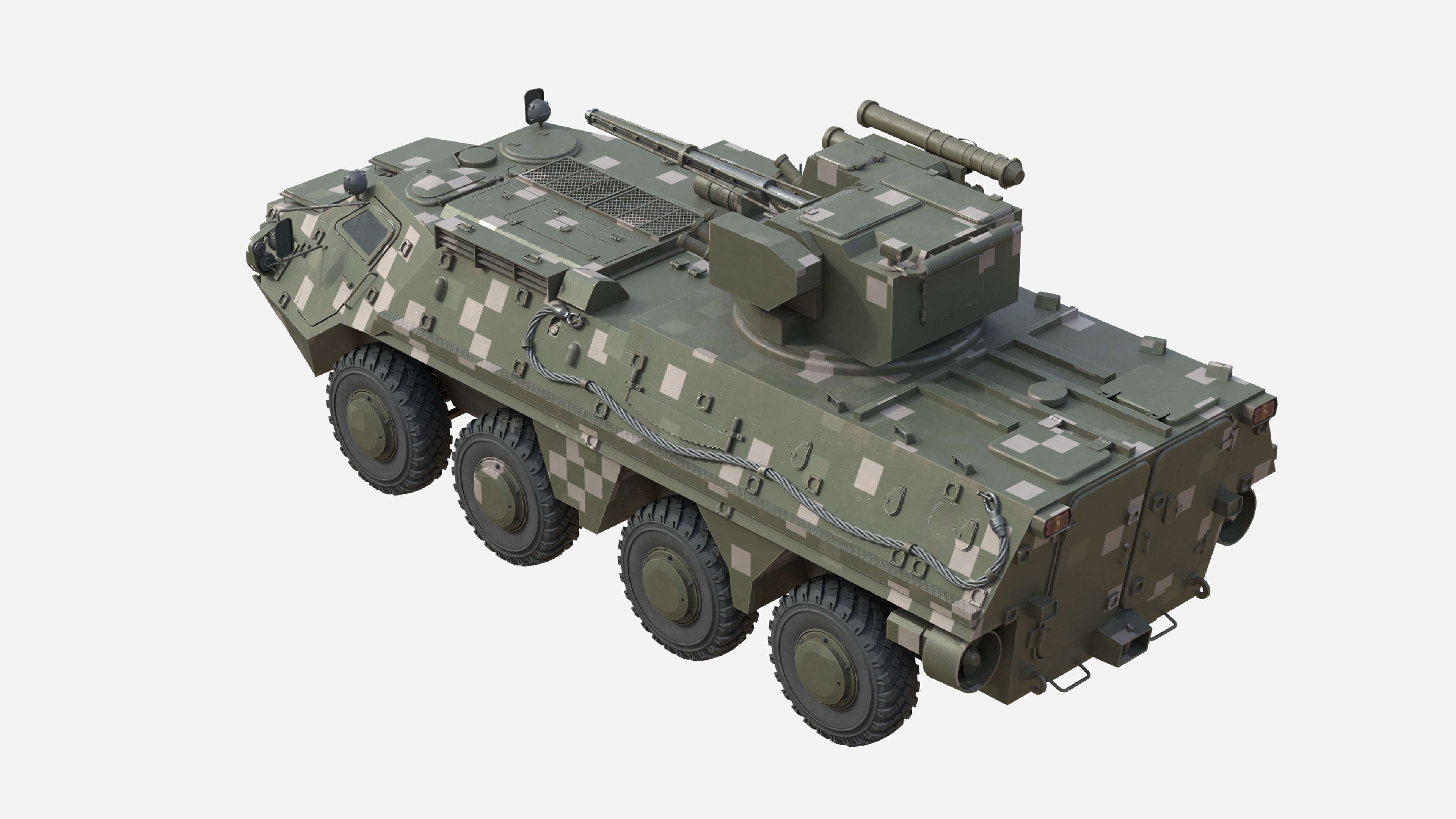 BTR-4E Infantry Fighting Vehicle 3D Model by 3dstudio