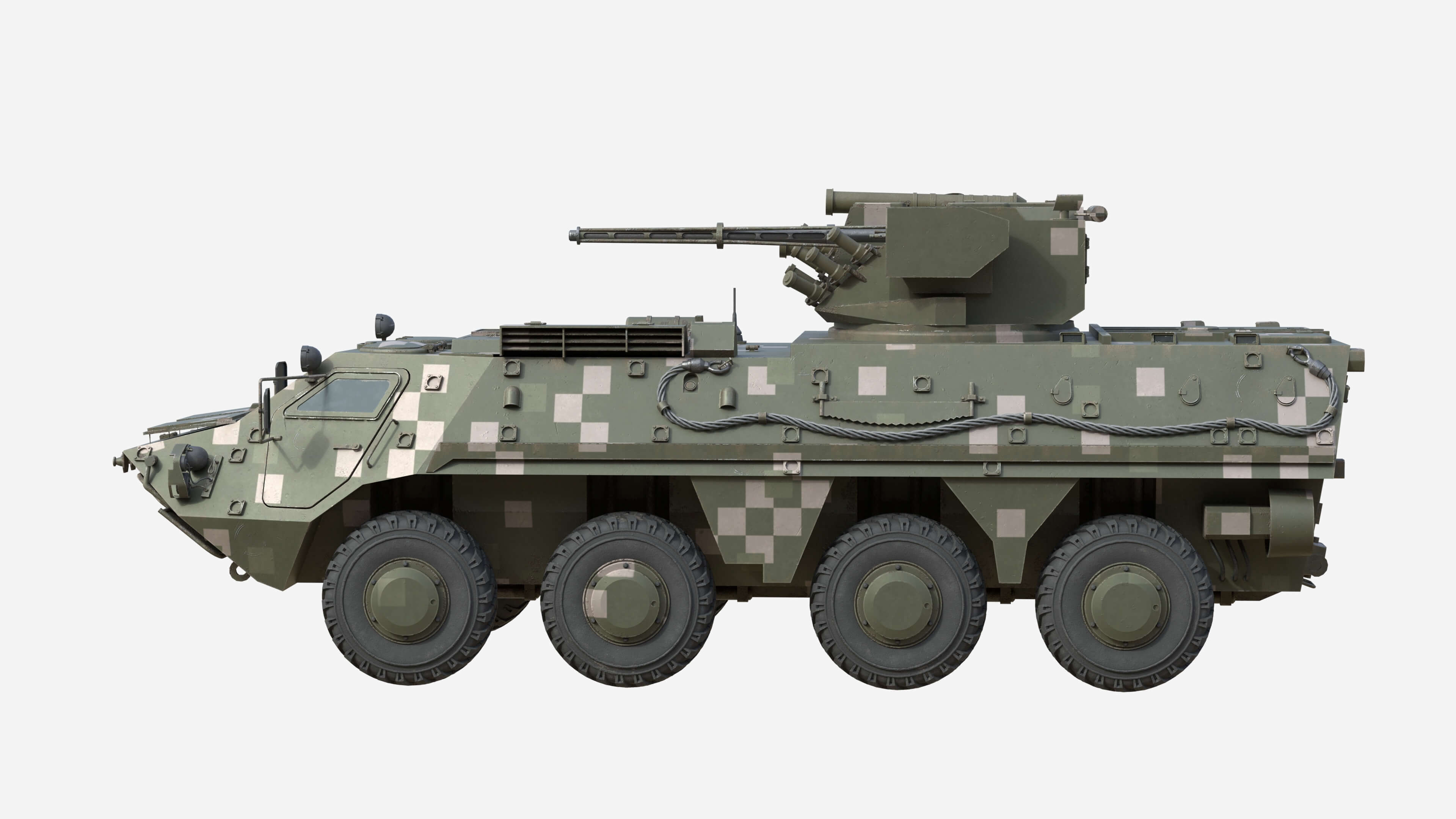 BTR-4E Infantry Fighting Vehicle 3D Model by 3dstudio