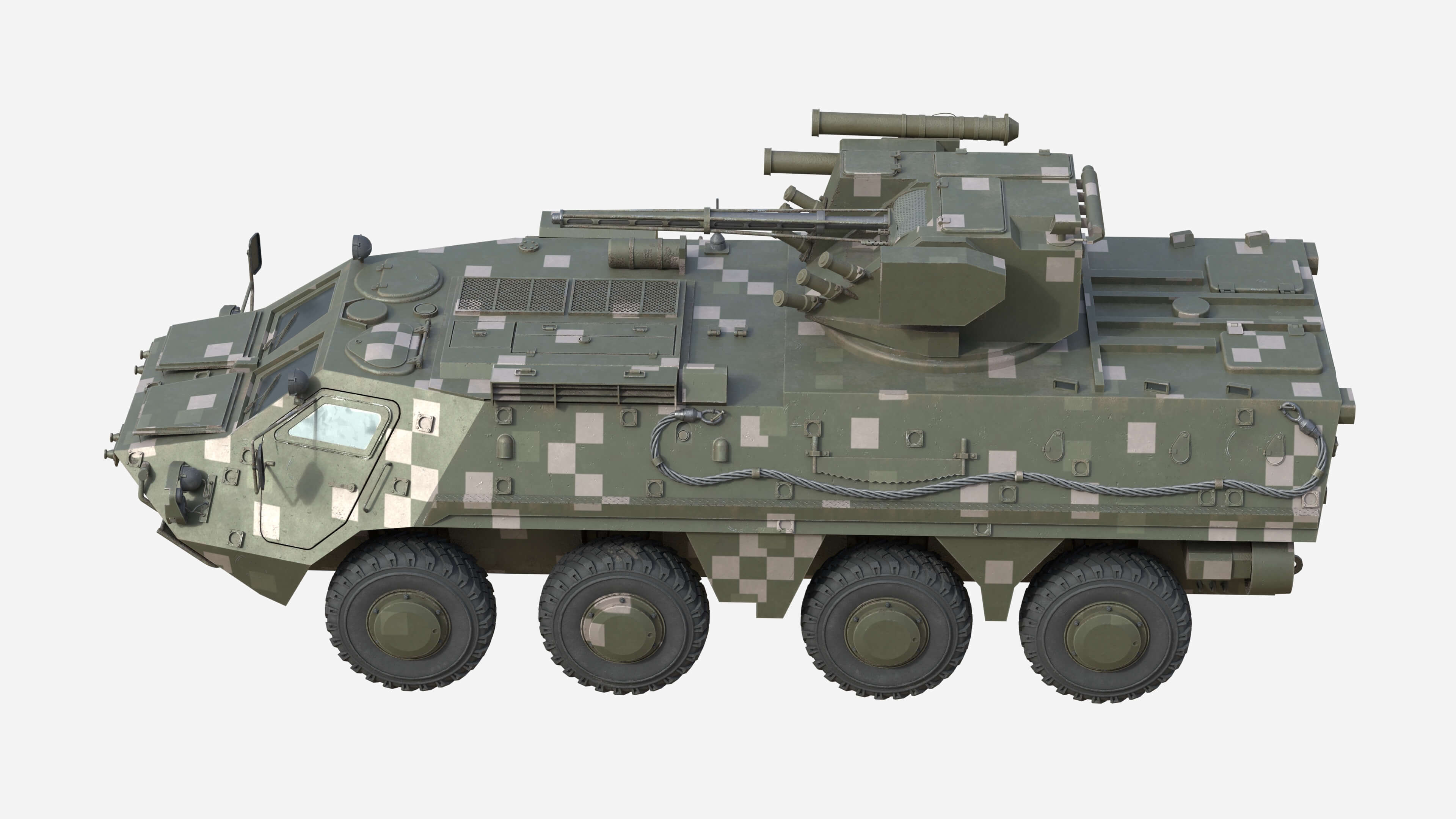 BTR-4E Infantry Fighting Vehicle 3D Model by 3dstudio